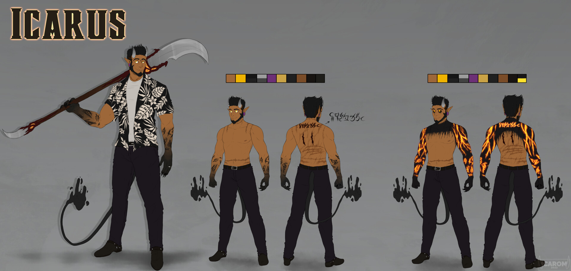 ArtStation - Icarus - Character Turnaround