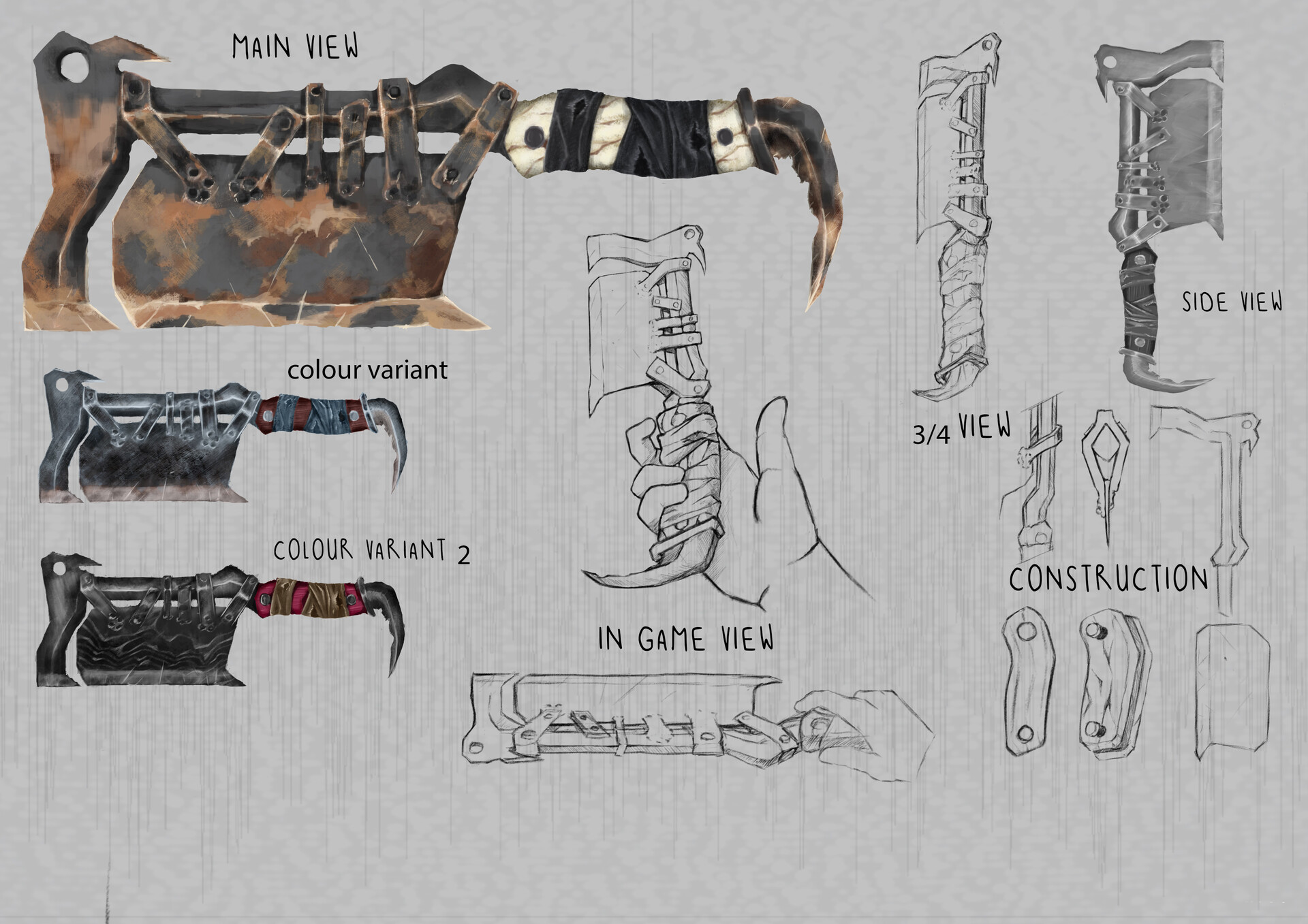 ArtStation - Meat cleaver - Asset design