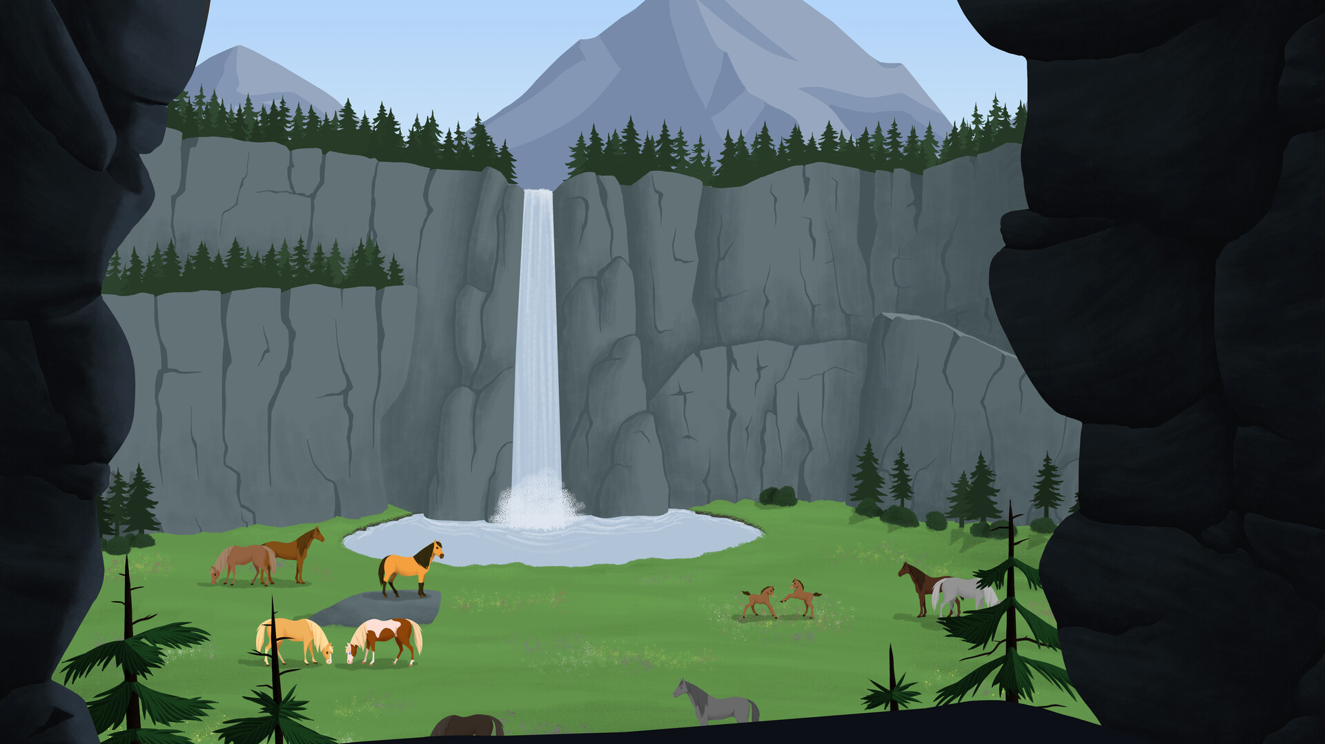 ArtStation - Environment design: Hidden valley