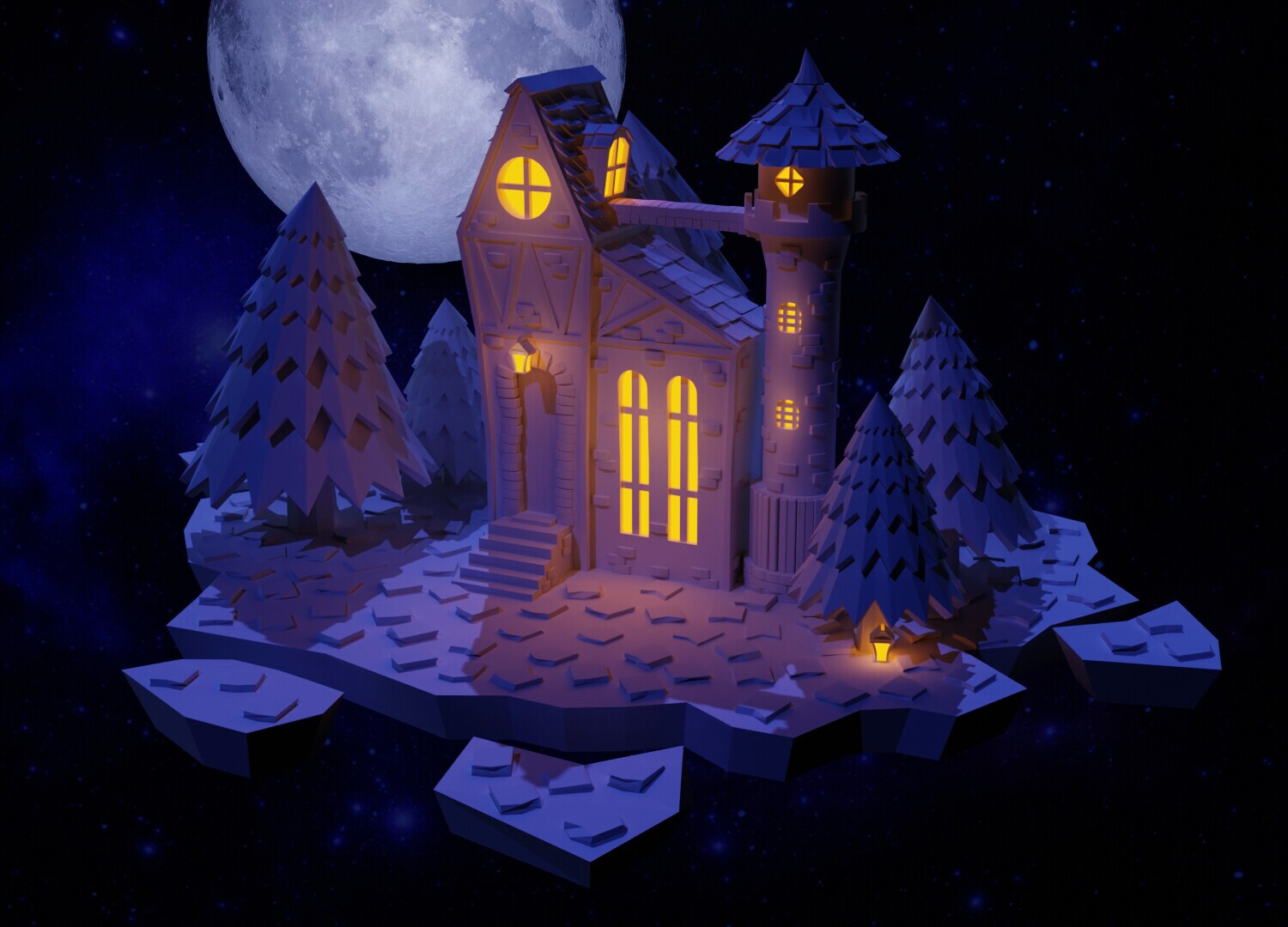 ArtStation - Moon Castle
