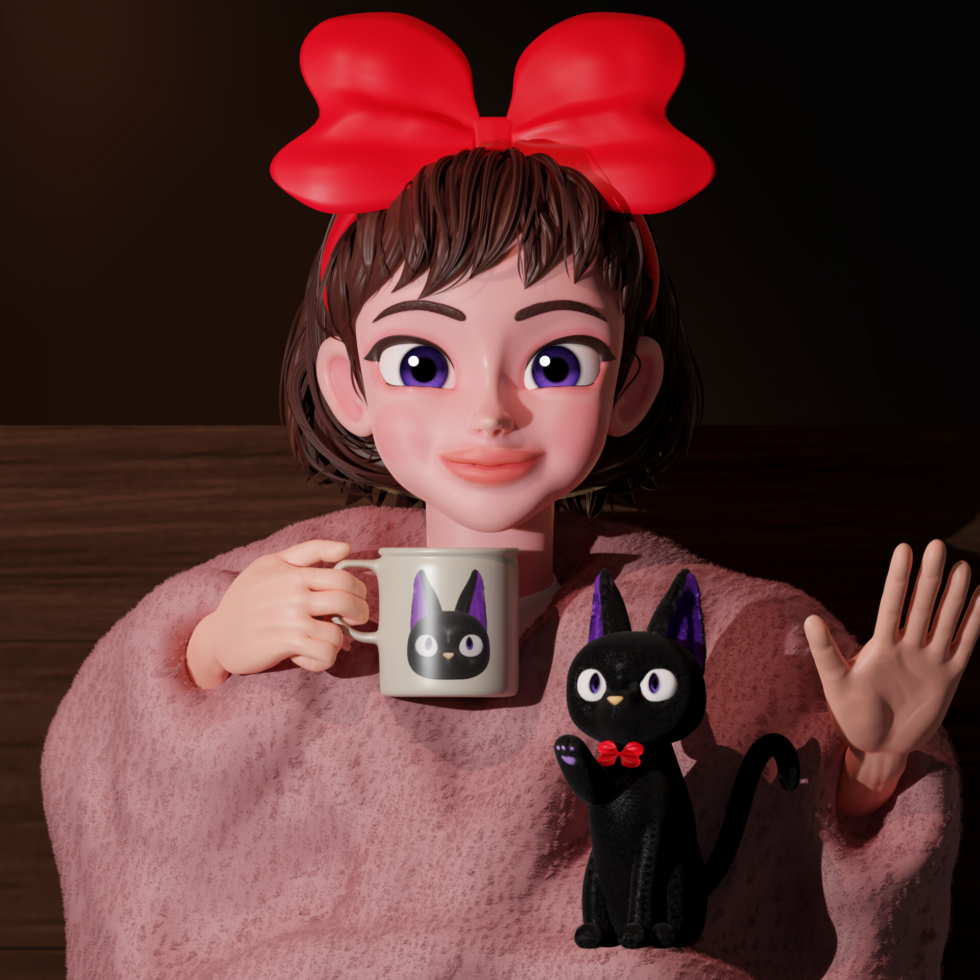ArtStation - Kiki's Delivery Service modeling by Blender