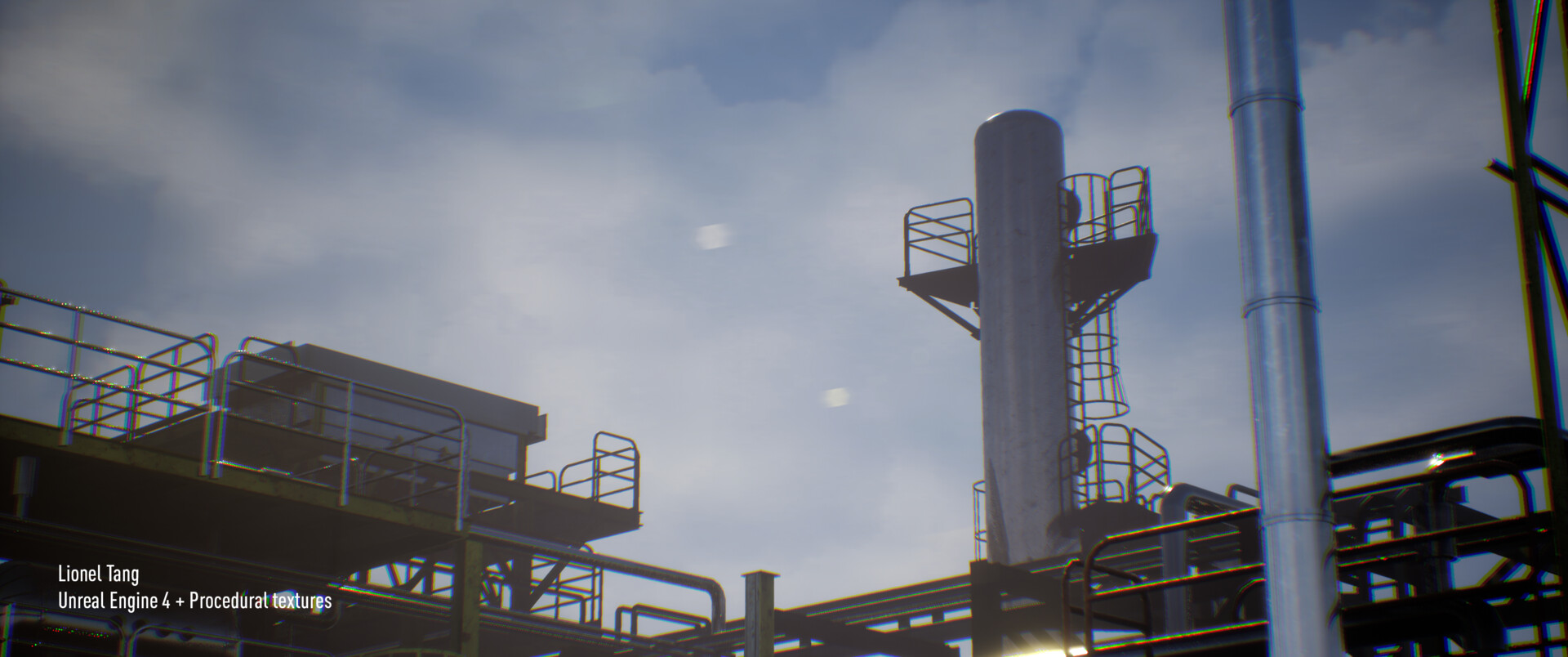 ArtStation - Unreal Engine 4 Real time Oil Rig Environment