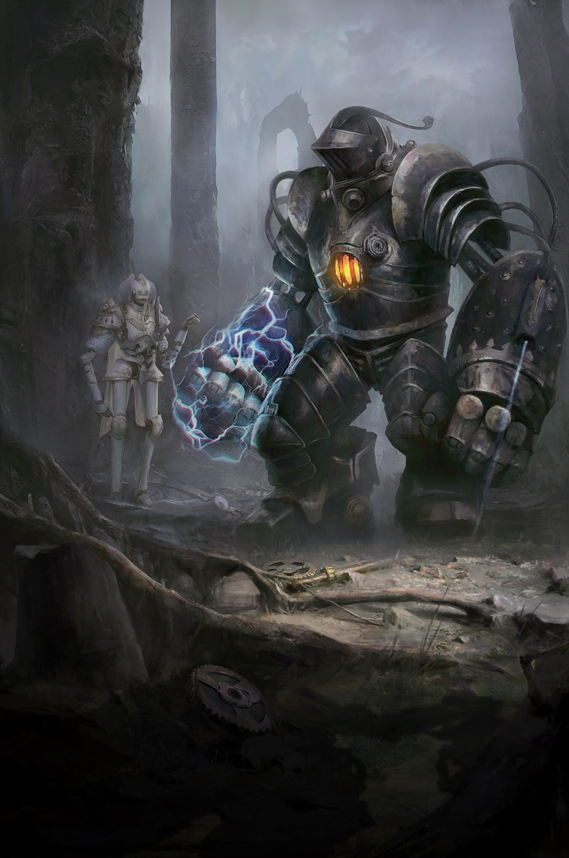 ArtStation - Hunt down the escaped robot guards