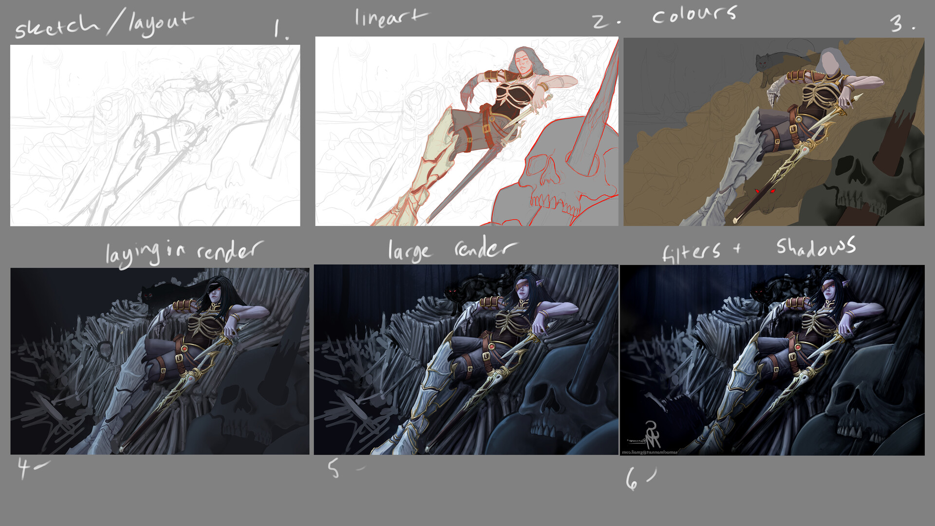 Sam mann - splashart of R'yisha