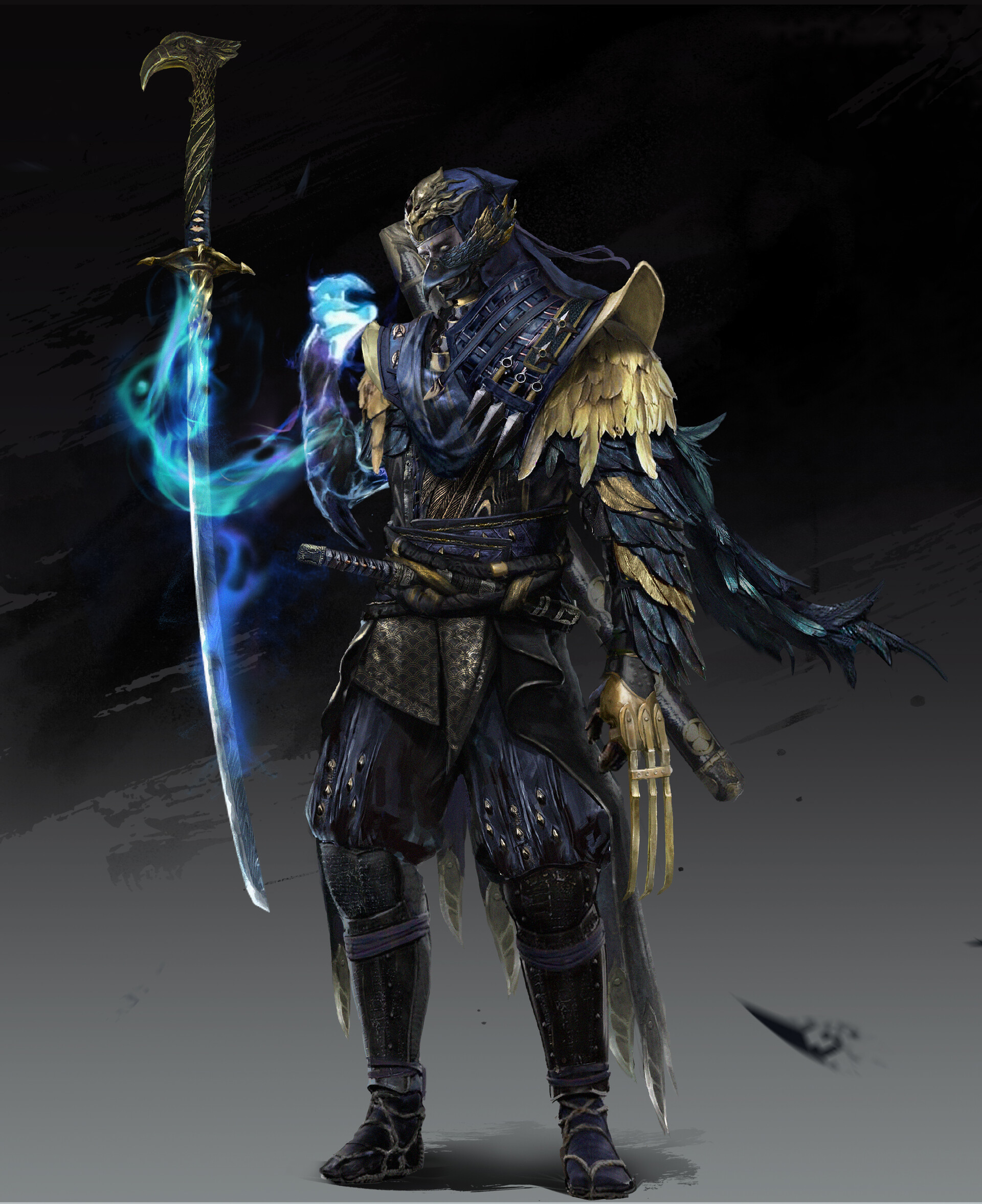 ArtStation - Demon Sword_ Hattori Hanzo