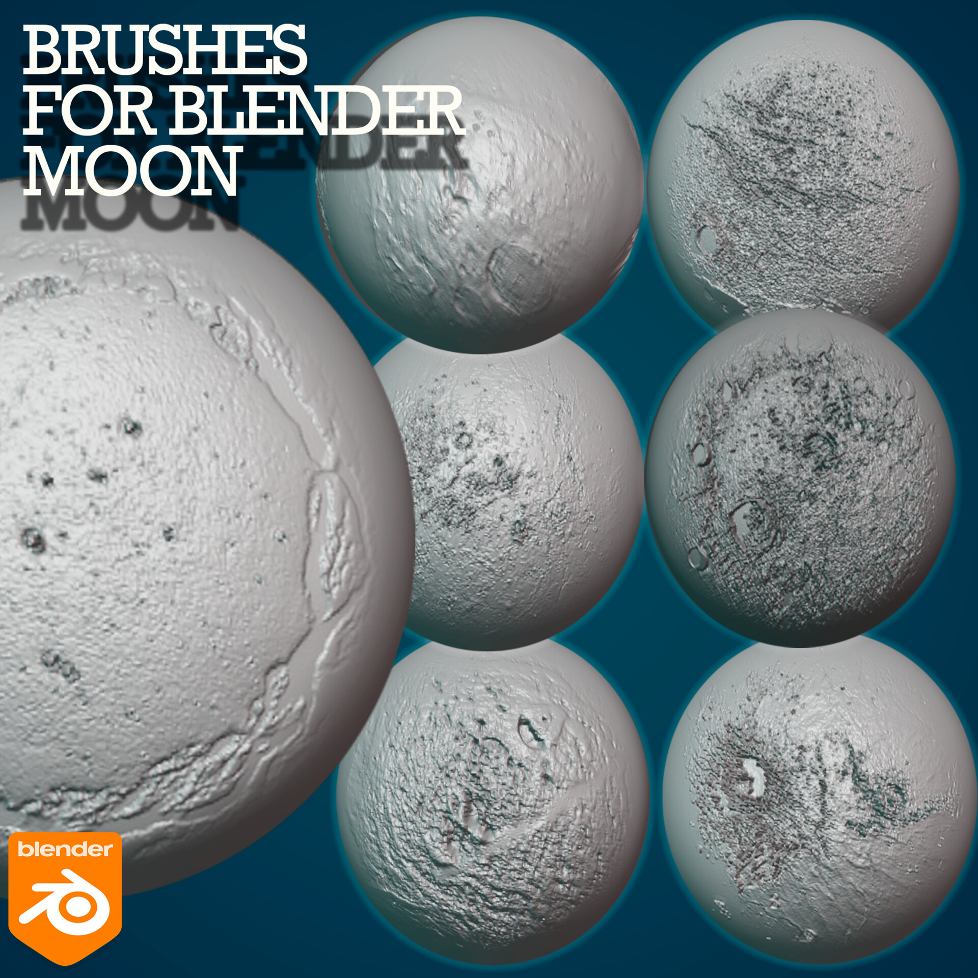 ArtStation - a pack of brushes for building the surface of a typical ...
