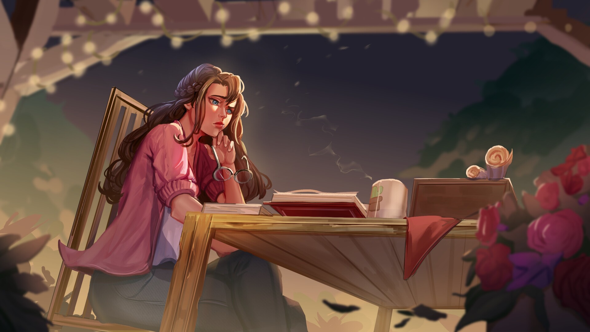 ArtStation - Studying Time Illustration