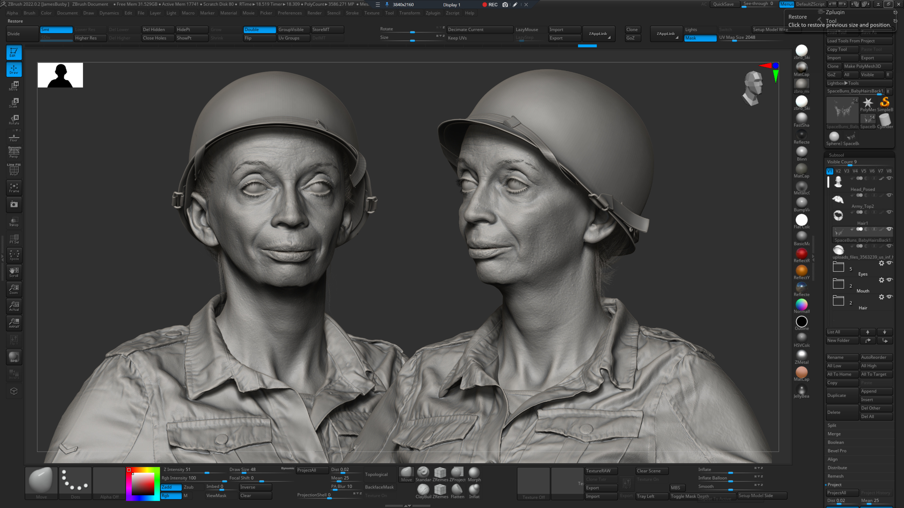 3D Scan Store - HD Head Scan Kit Bash