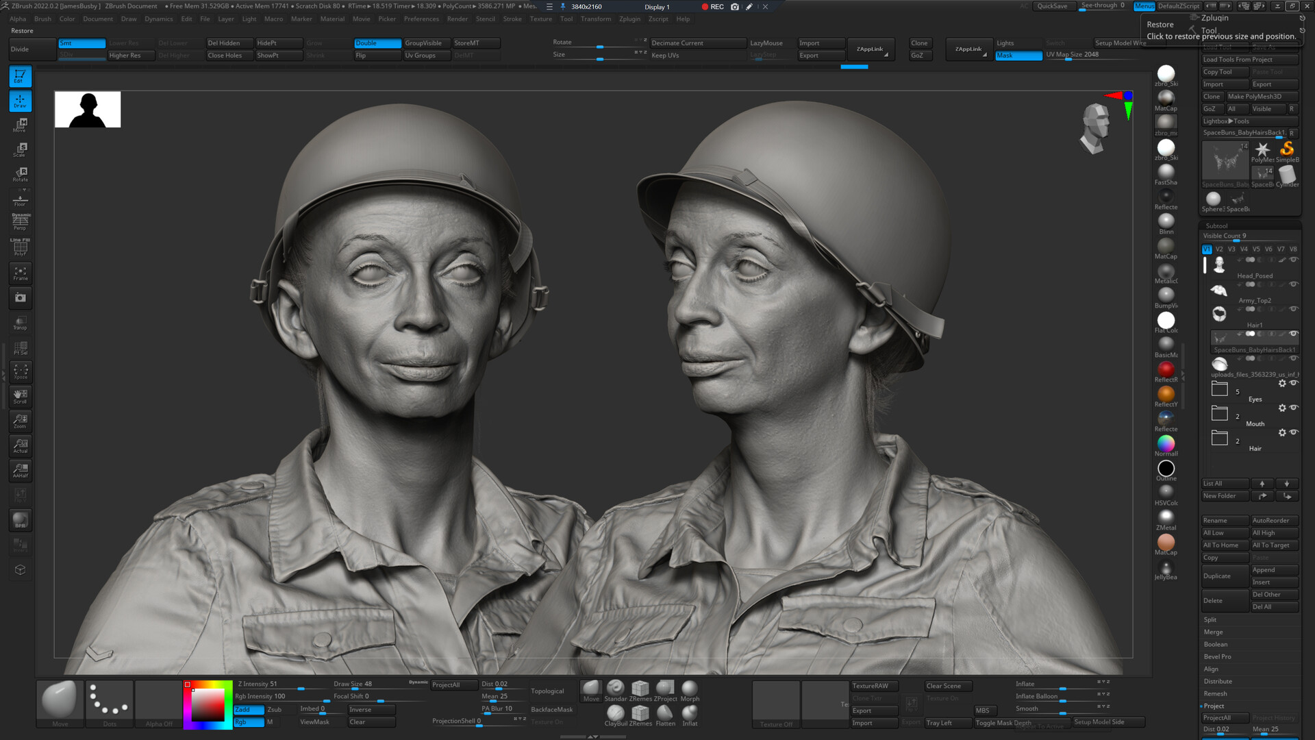 3D Scan Store - HD Head Scan Kit Bash