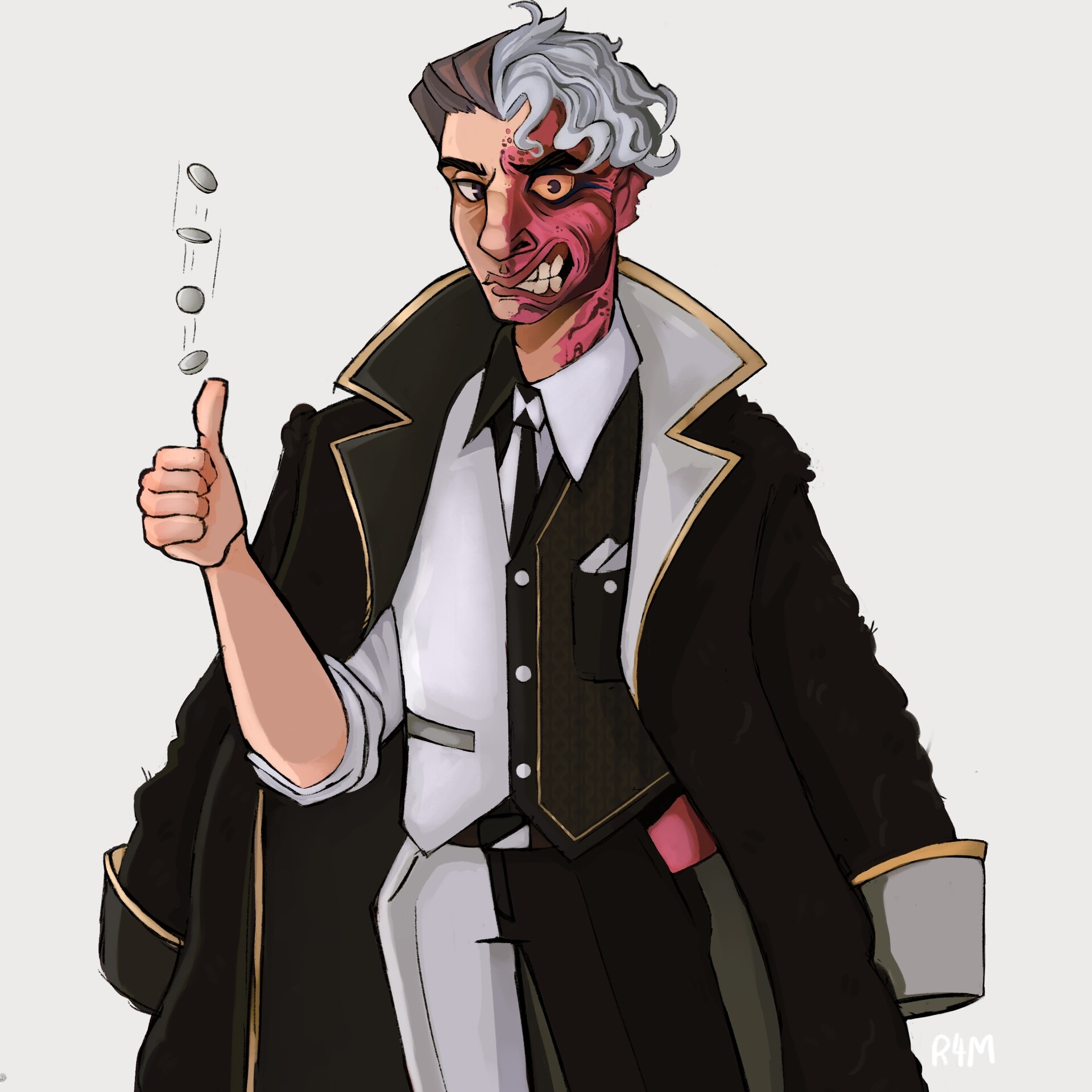 ArtStation - Two-Face Fanart