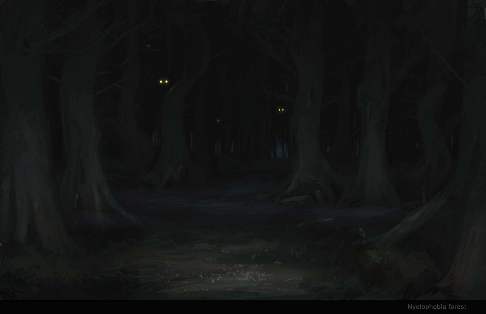 ArtStation - Scary forest