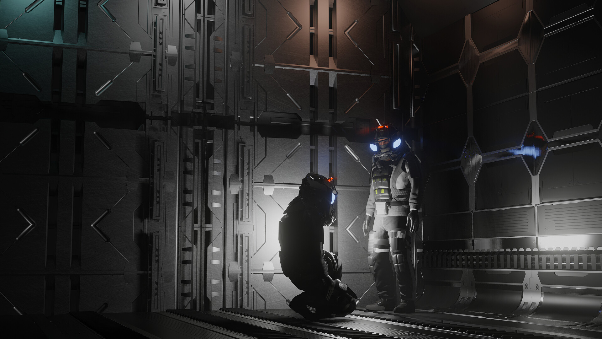 ArtStation - Scifi corridor experiments