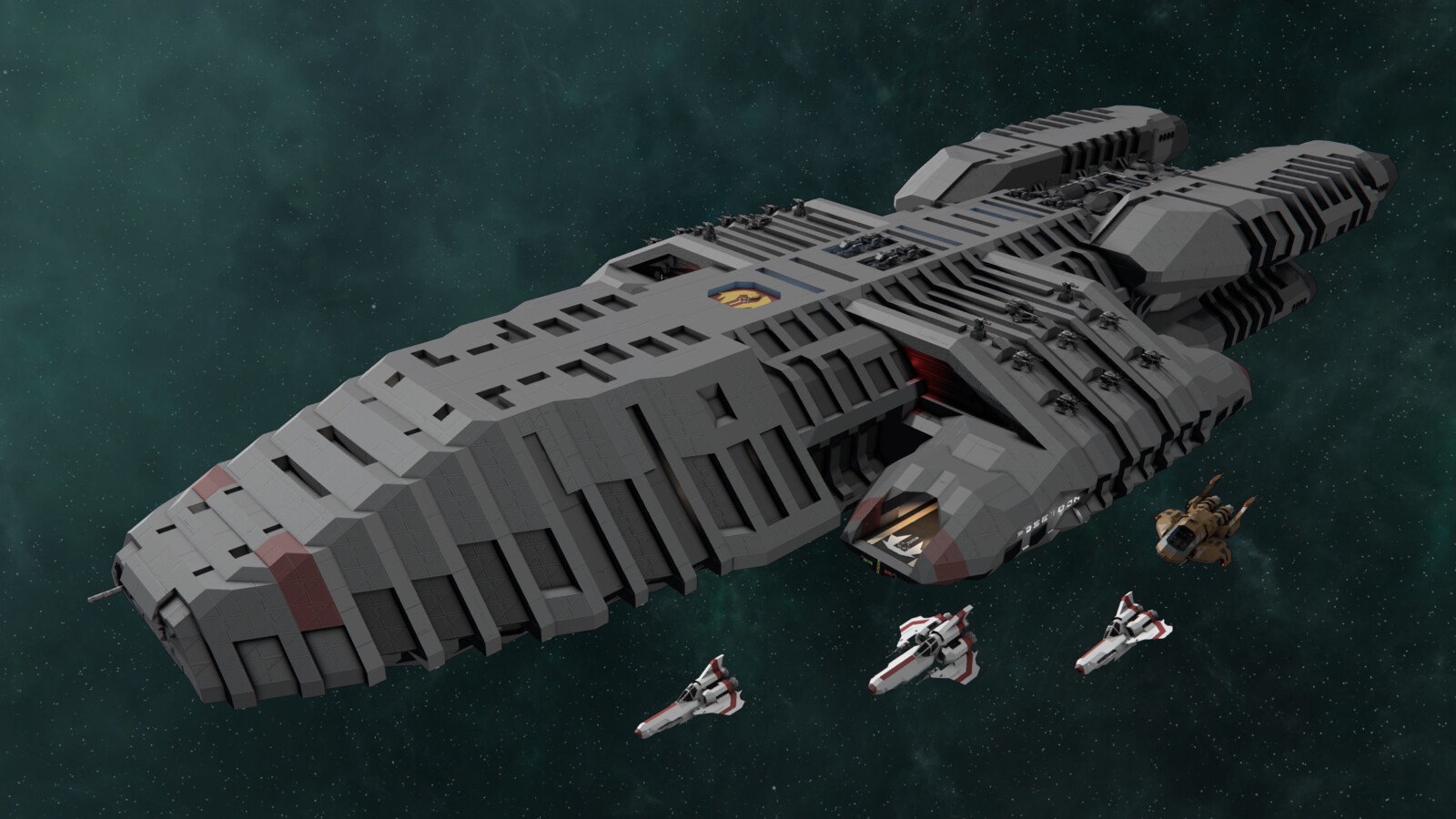 ZEO CMF - Battlestar Poseidon BSG 42 Triton-class