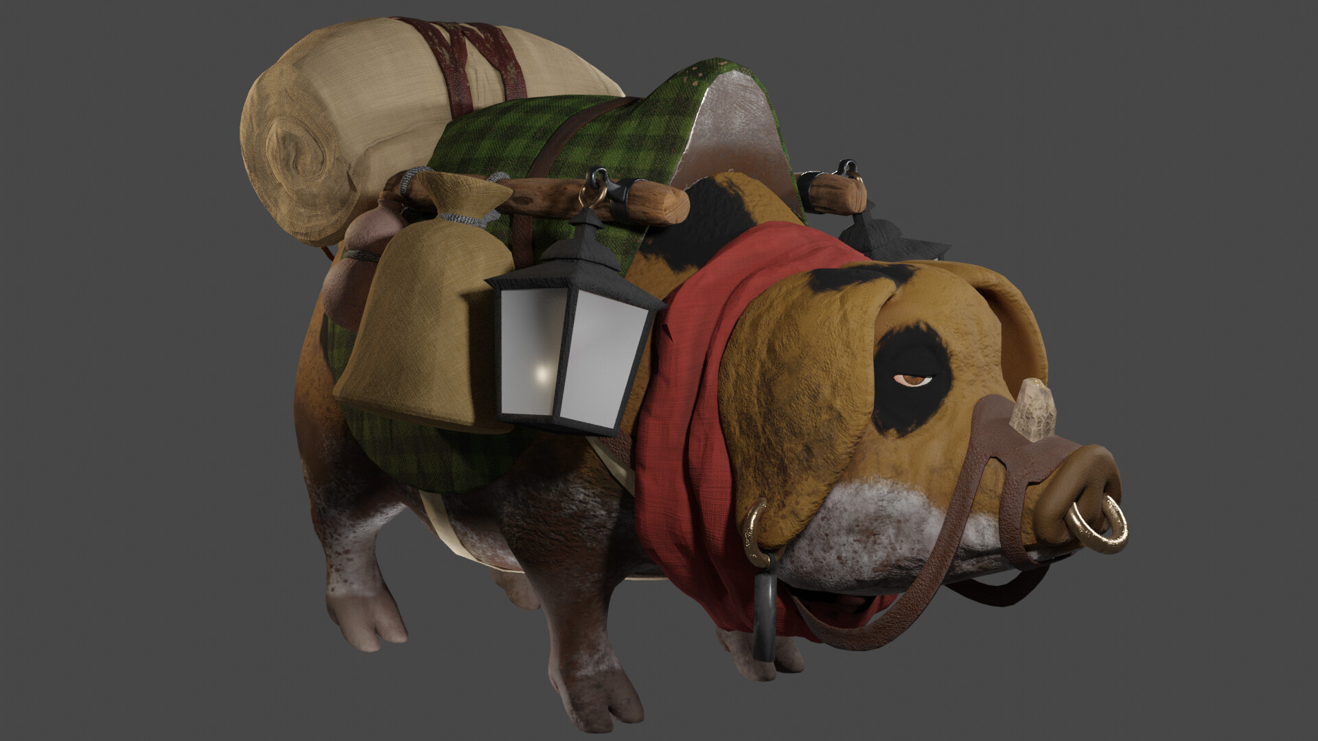ArtStation - Fantasy Pig Mount