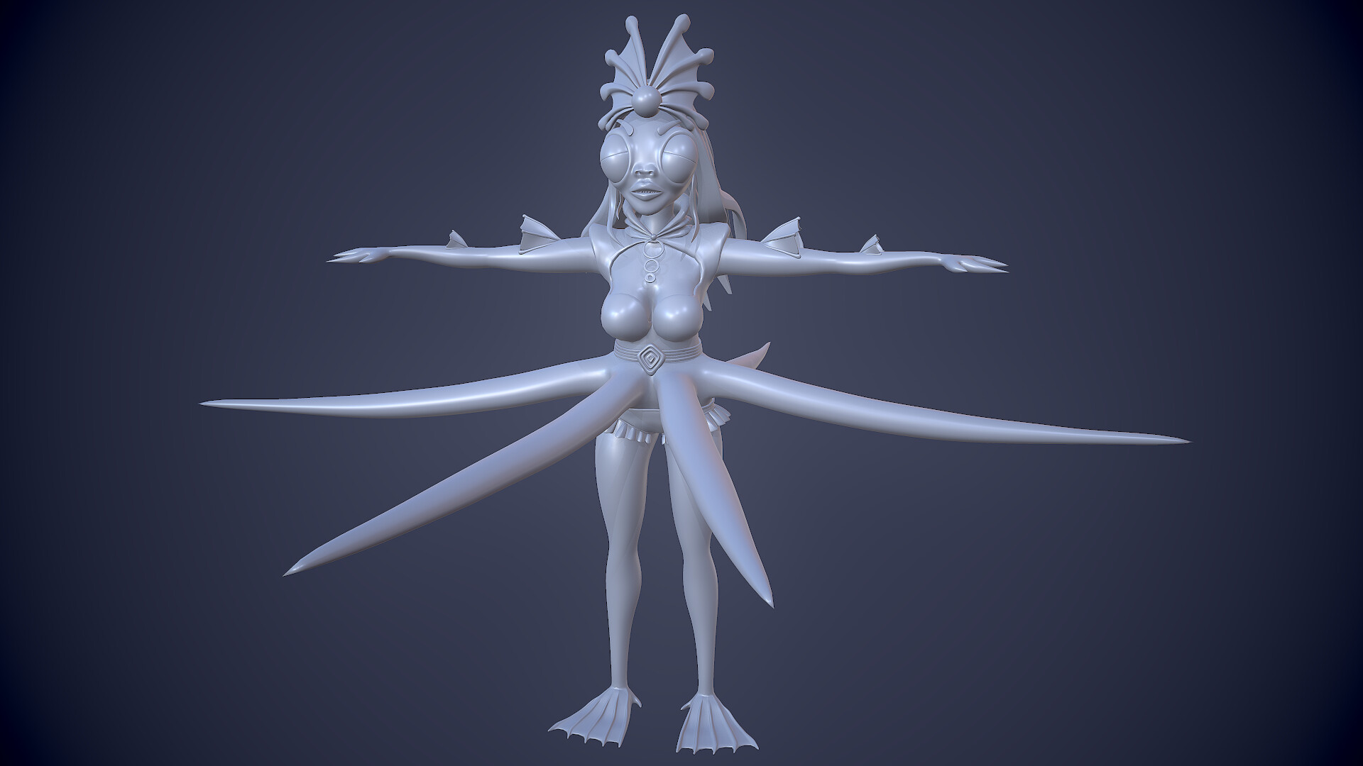 ArtStation - Queen of atlantis!