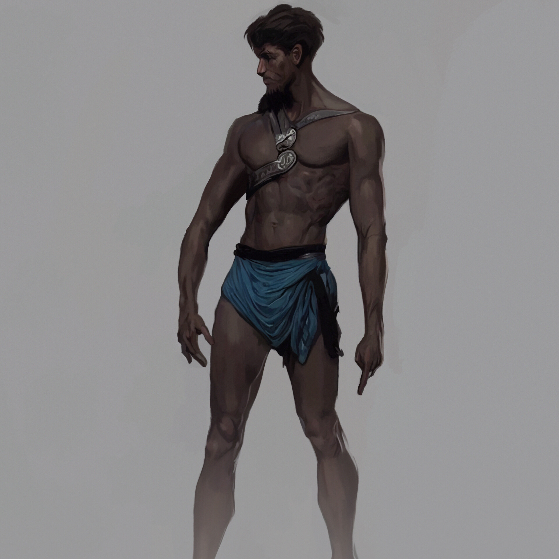 ArtStation - Roman Man Painting
