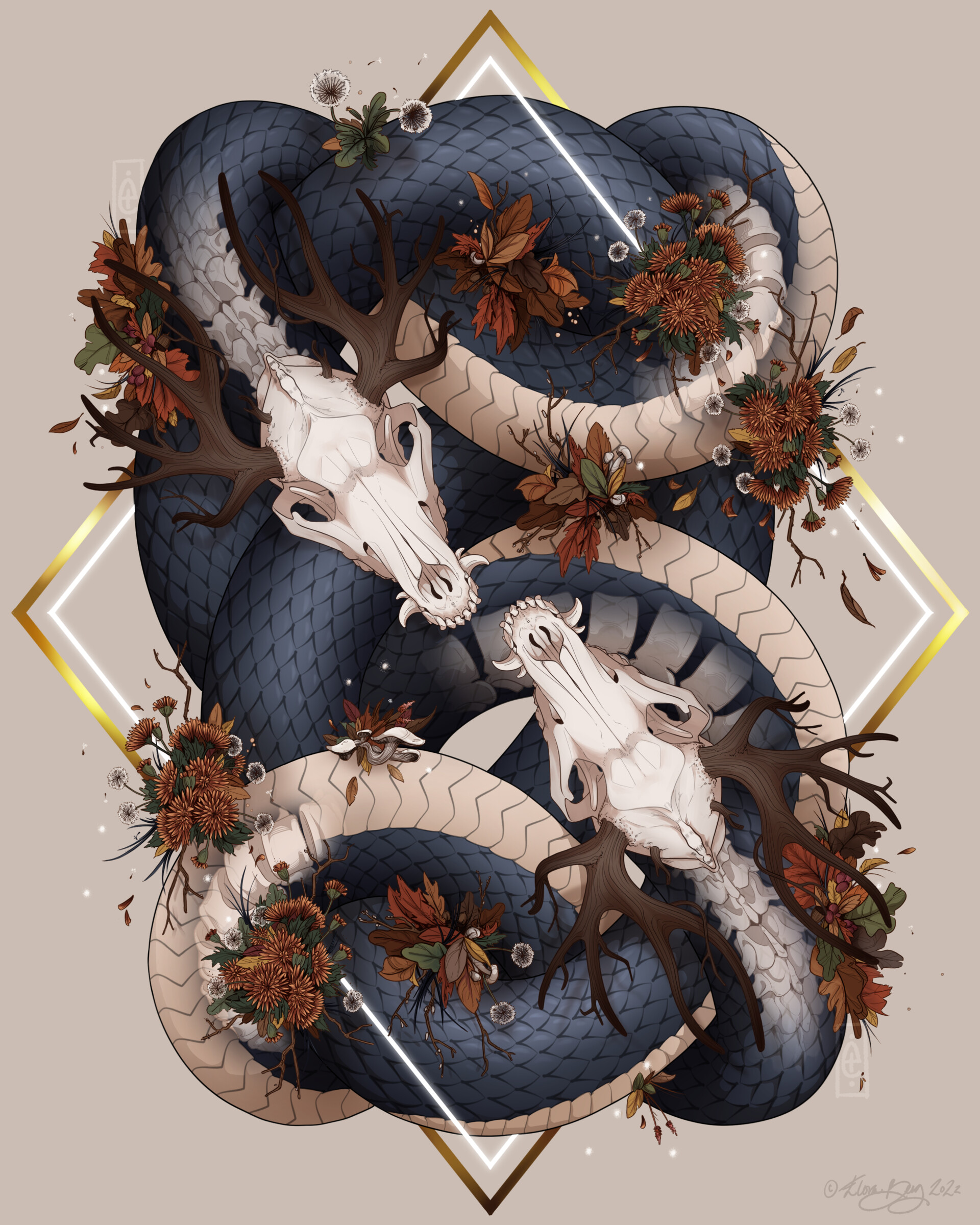 ArtStation - Autumn Dragon