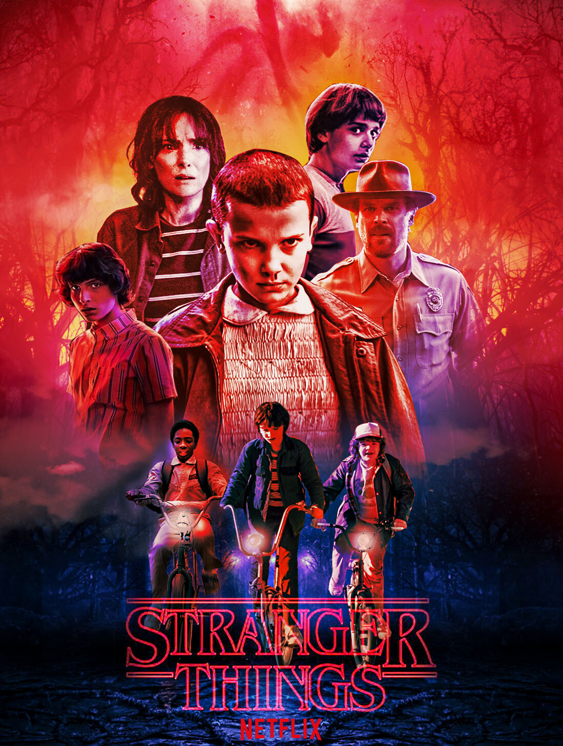 stranger things motion poster