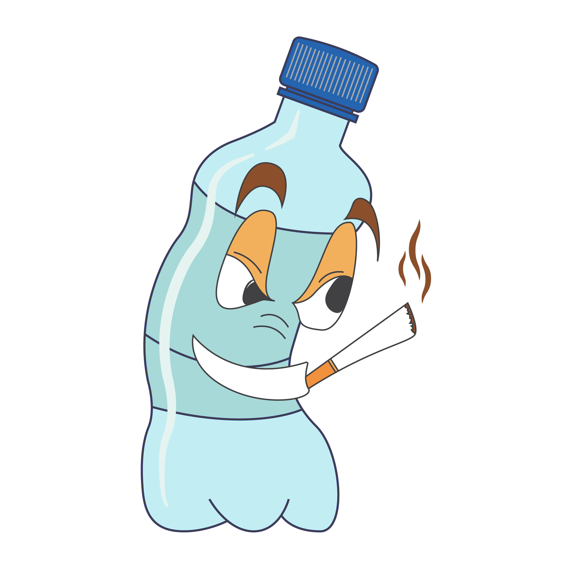 ArtStation - La botella fumadora