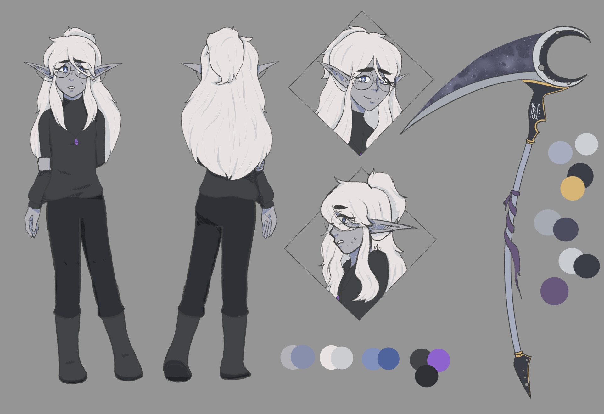 ArtStation - Celeste Starkeeper - Reference Sheet