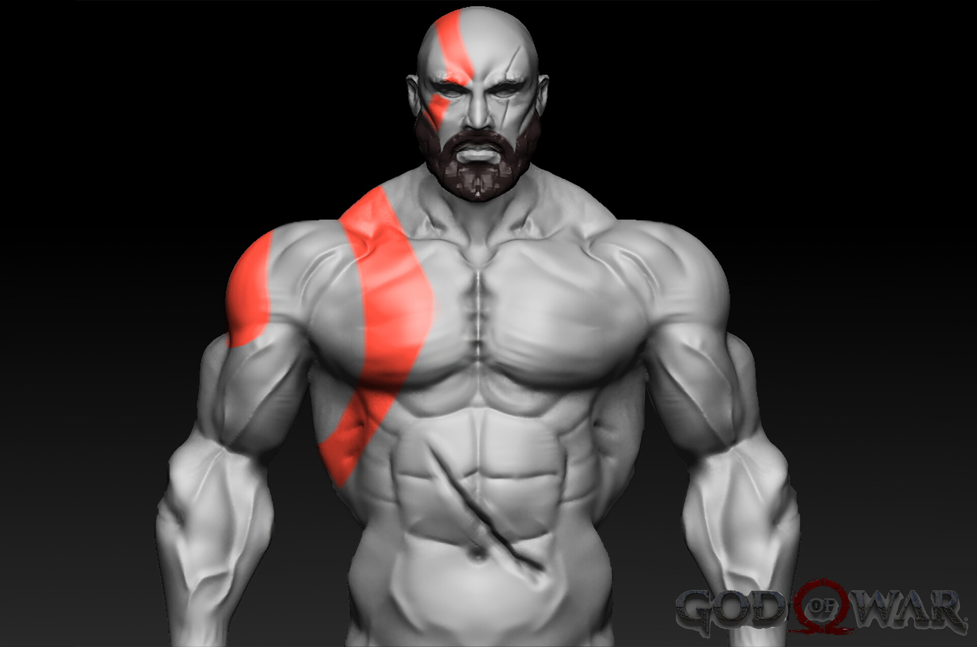 ArtStation - Kratos - God of War