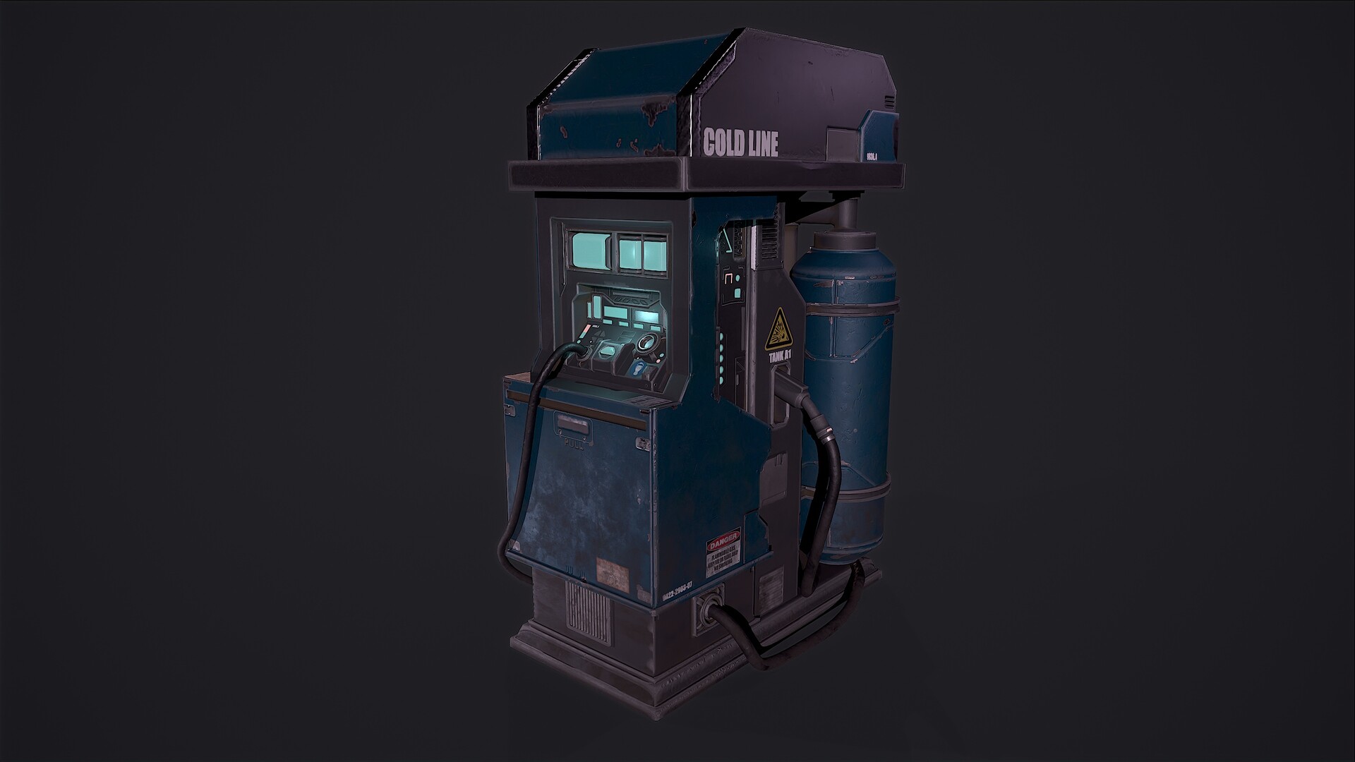 ArtStation - Sci-Fi Fuel Pump Game Asset