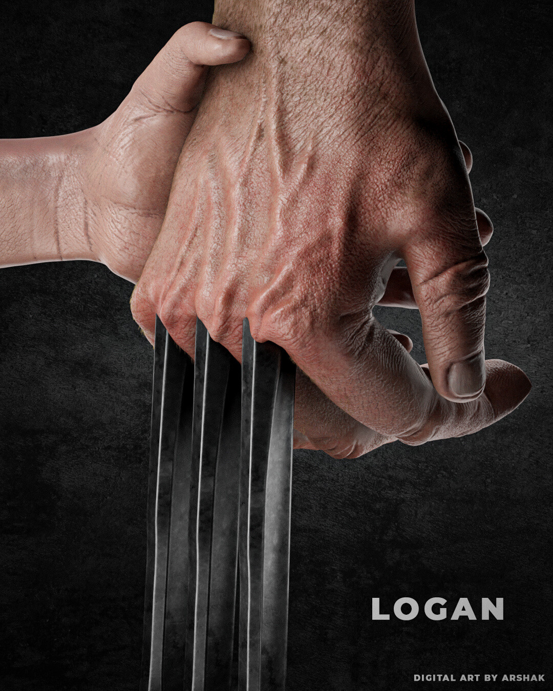 ArtStation - LOGAN HAND 3D SCULPT