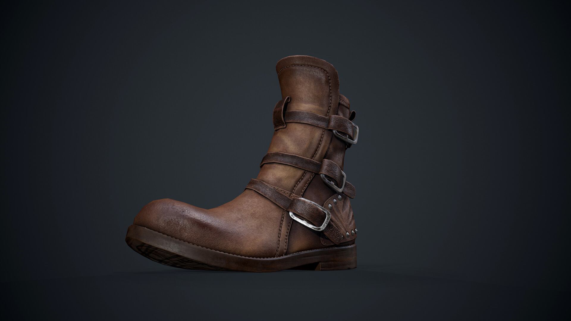 ArtStation - Leather Boots