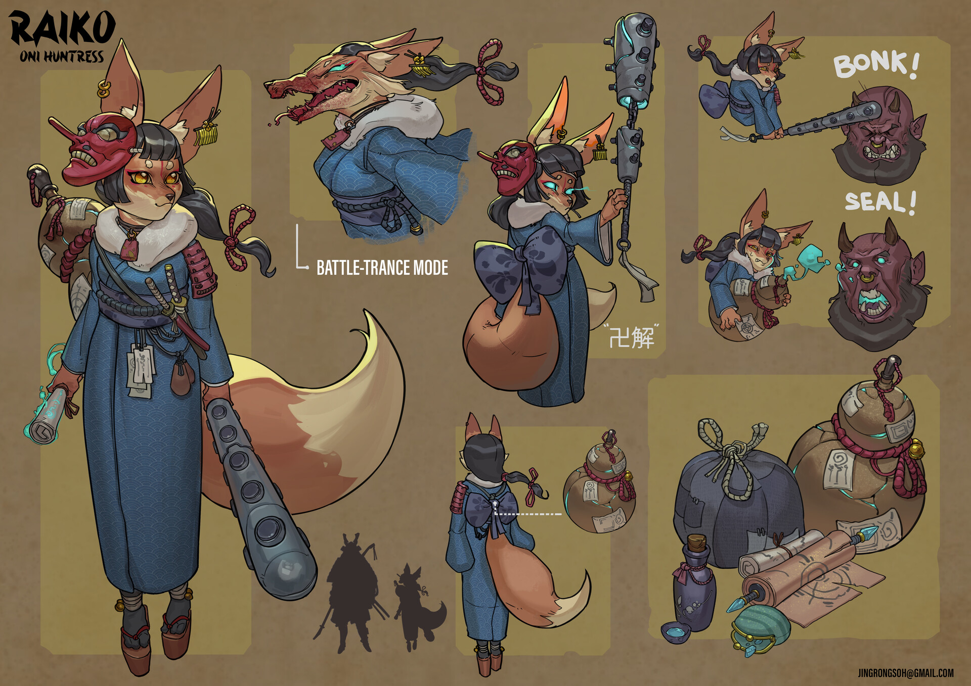 ArtStation - Hero's sidekick _RAIKO