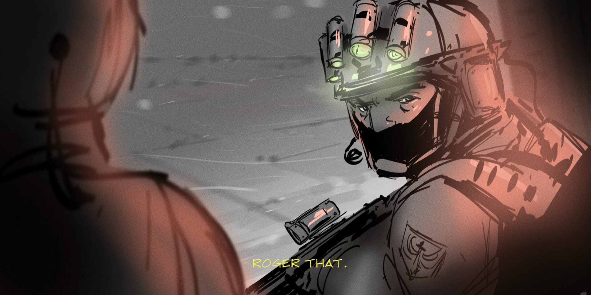 Maurits Valk - Delta Force Storyboards