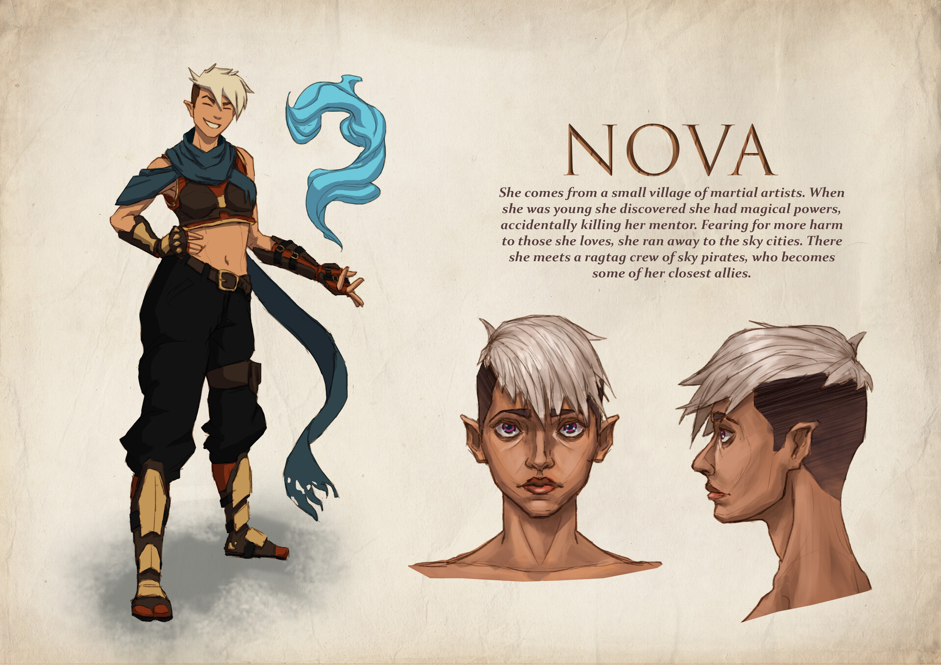 Cori The Knight - Nova - Character Sheet