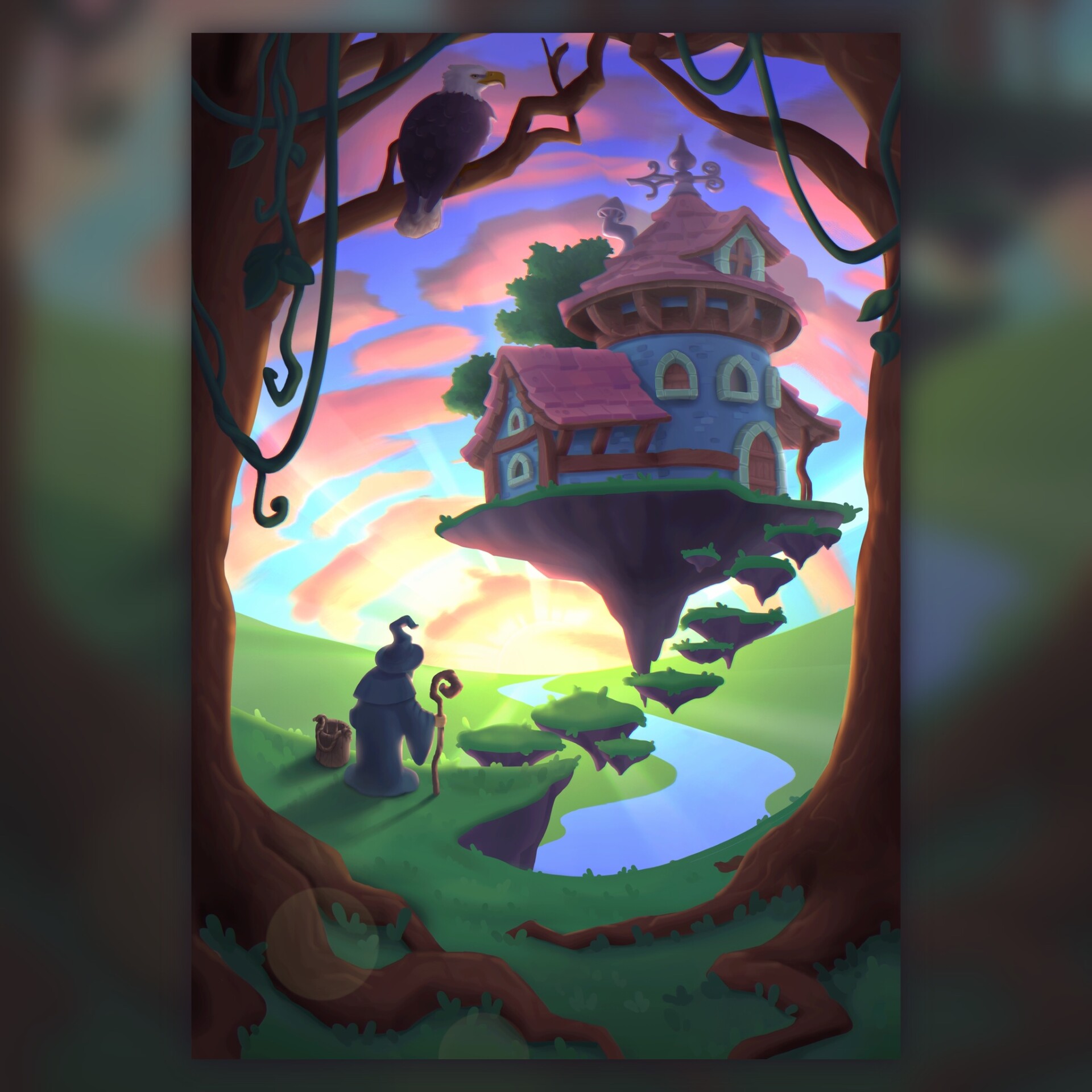 ArtStation - Дом волшебника (Wizard’s house)