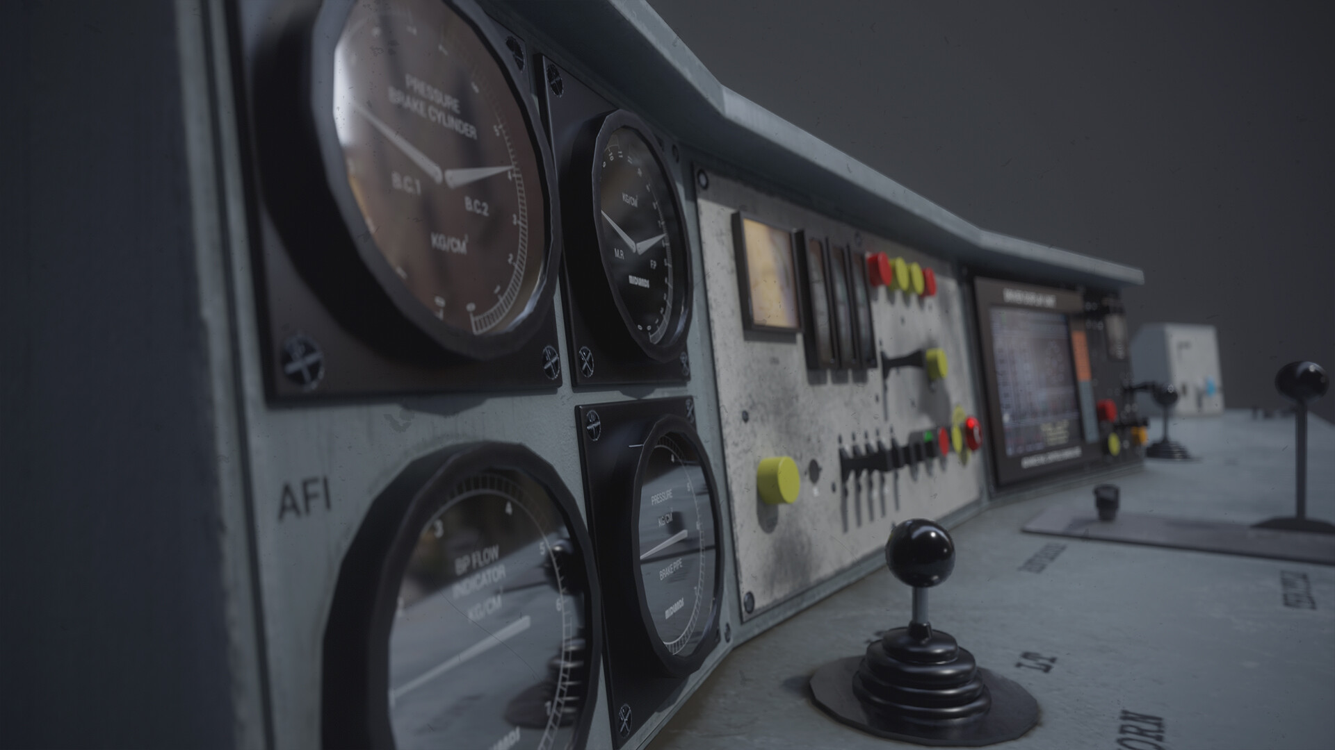ArtStation - Train Control System - Real time