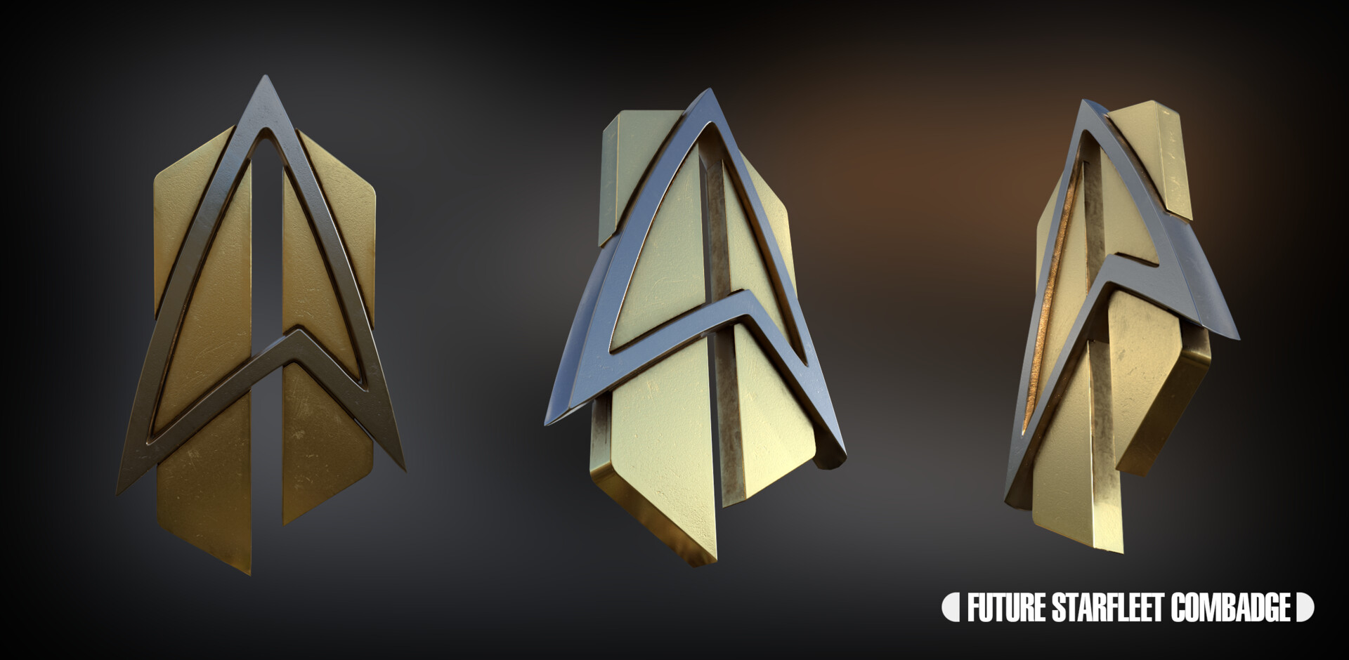 ArtStation - Future Starfleet Combadge