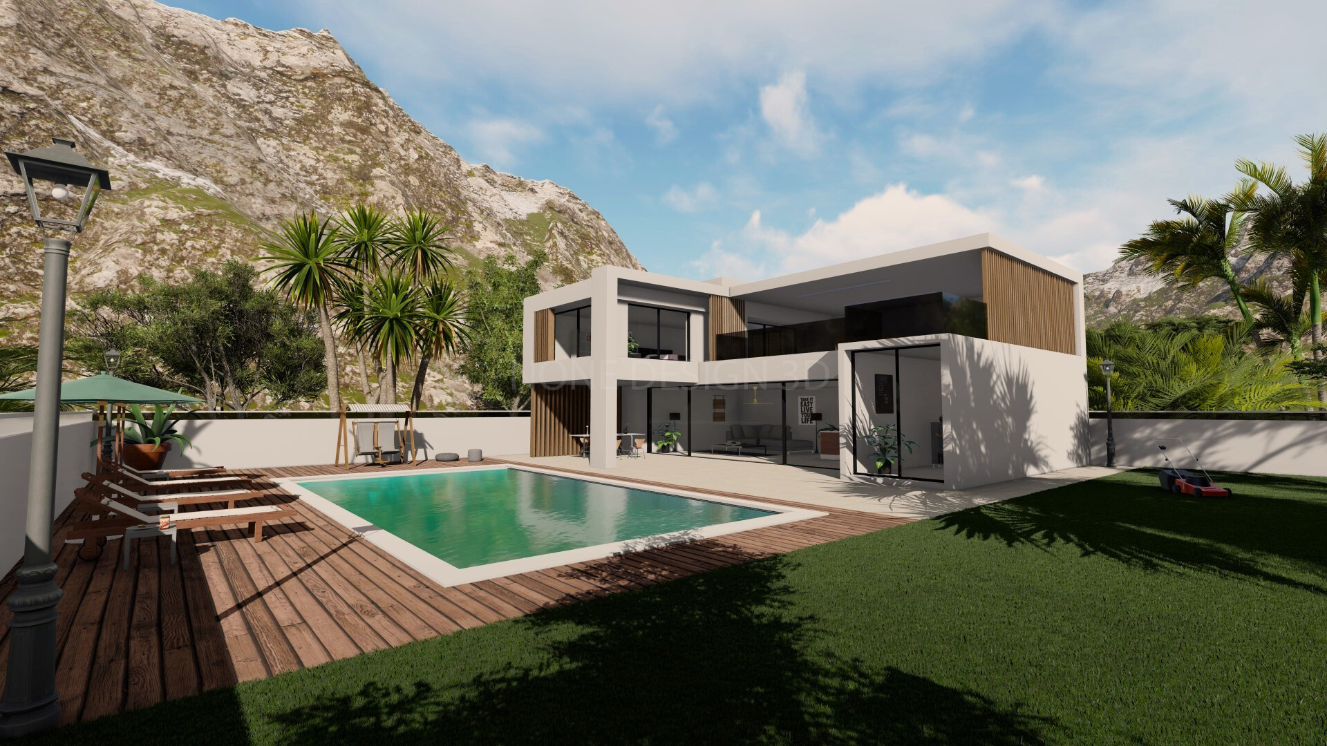ArtStation - Pool House Modern
