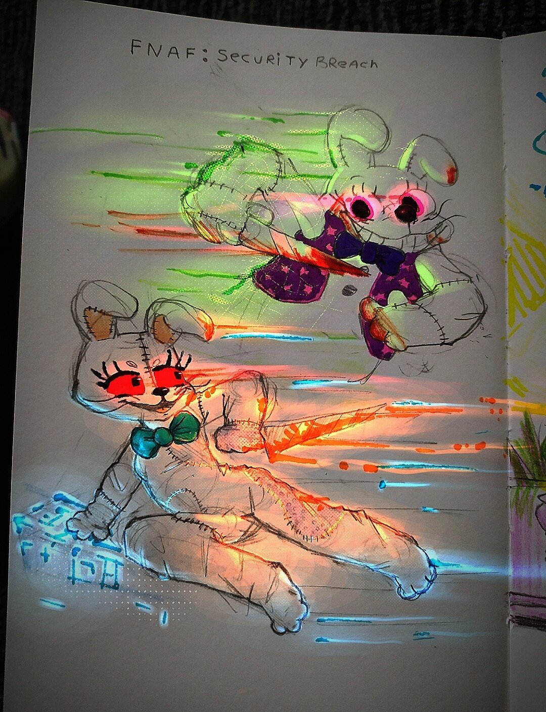 Artstation Vanny And Glitchtrap