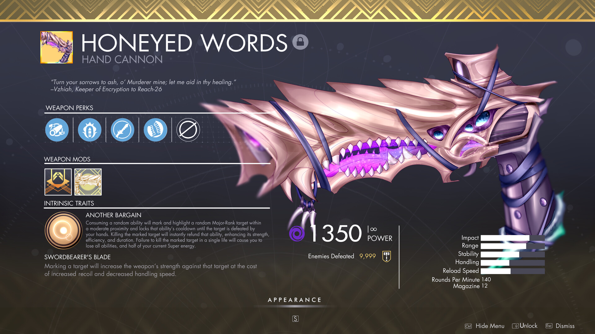 ArtStation - Honeyed Words Weapon Concept Commission