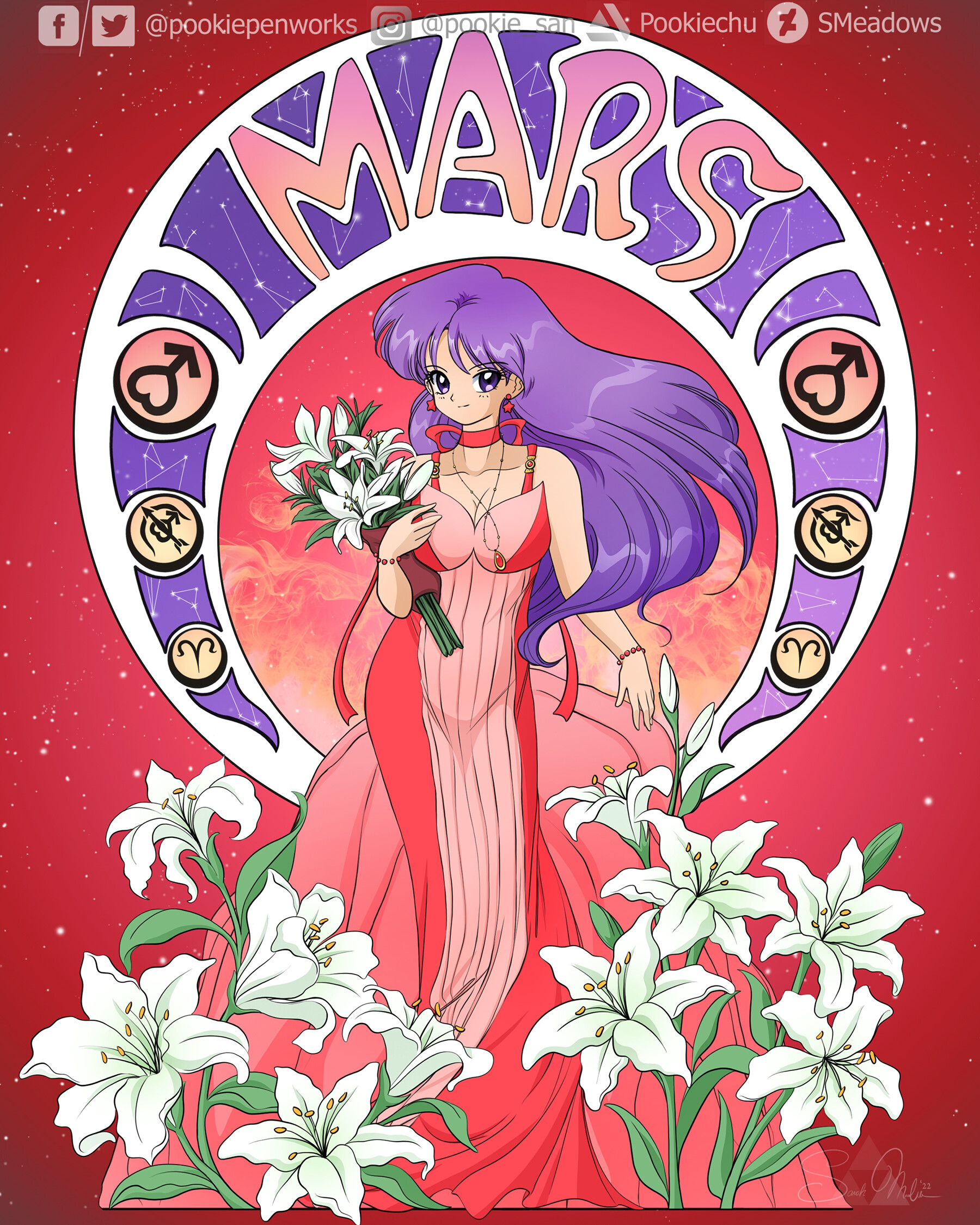 ArtStation - Art Nouveau Princess Mars