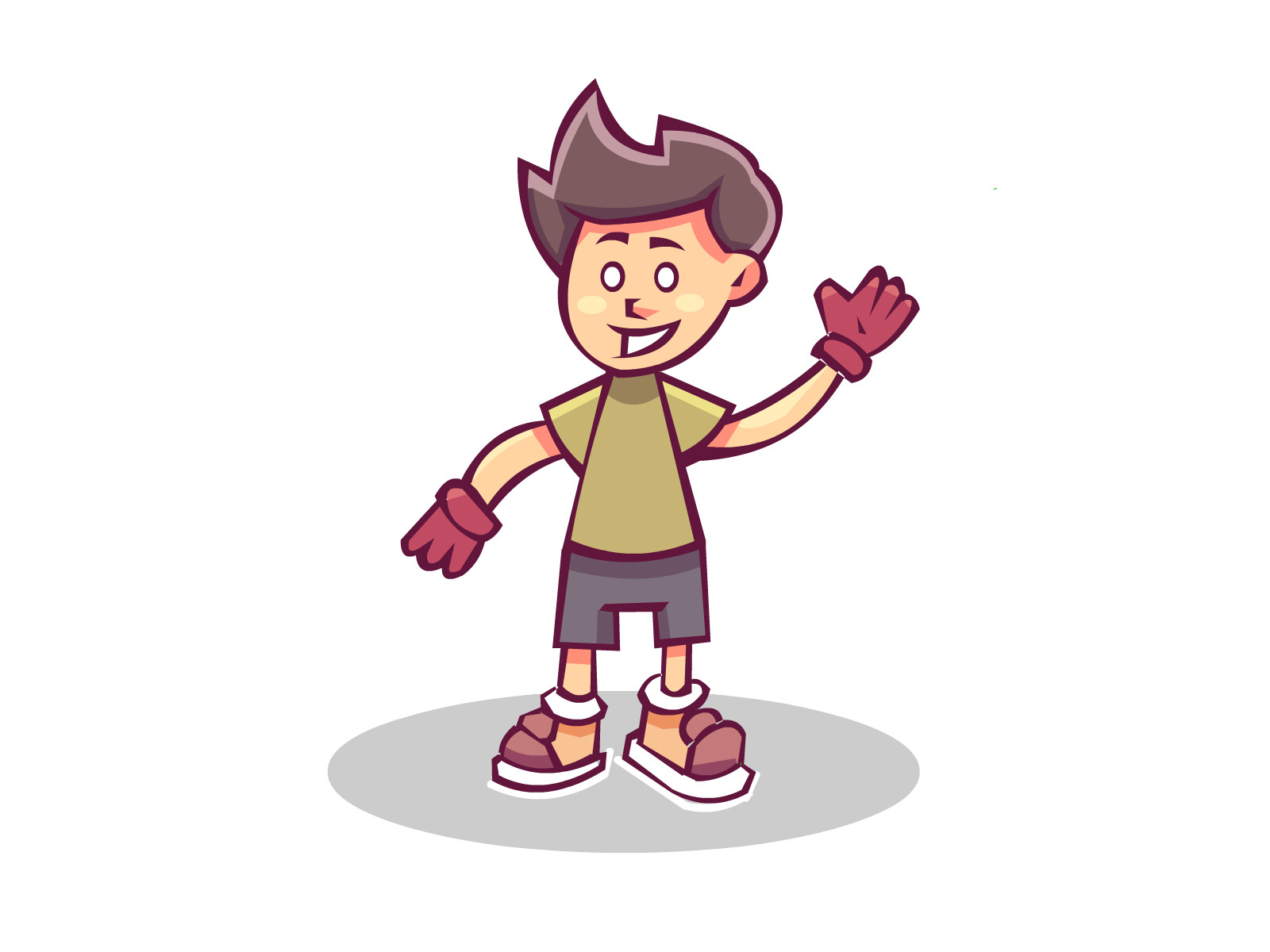 ArtStation - mascot boy