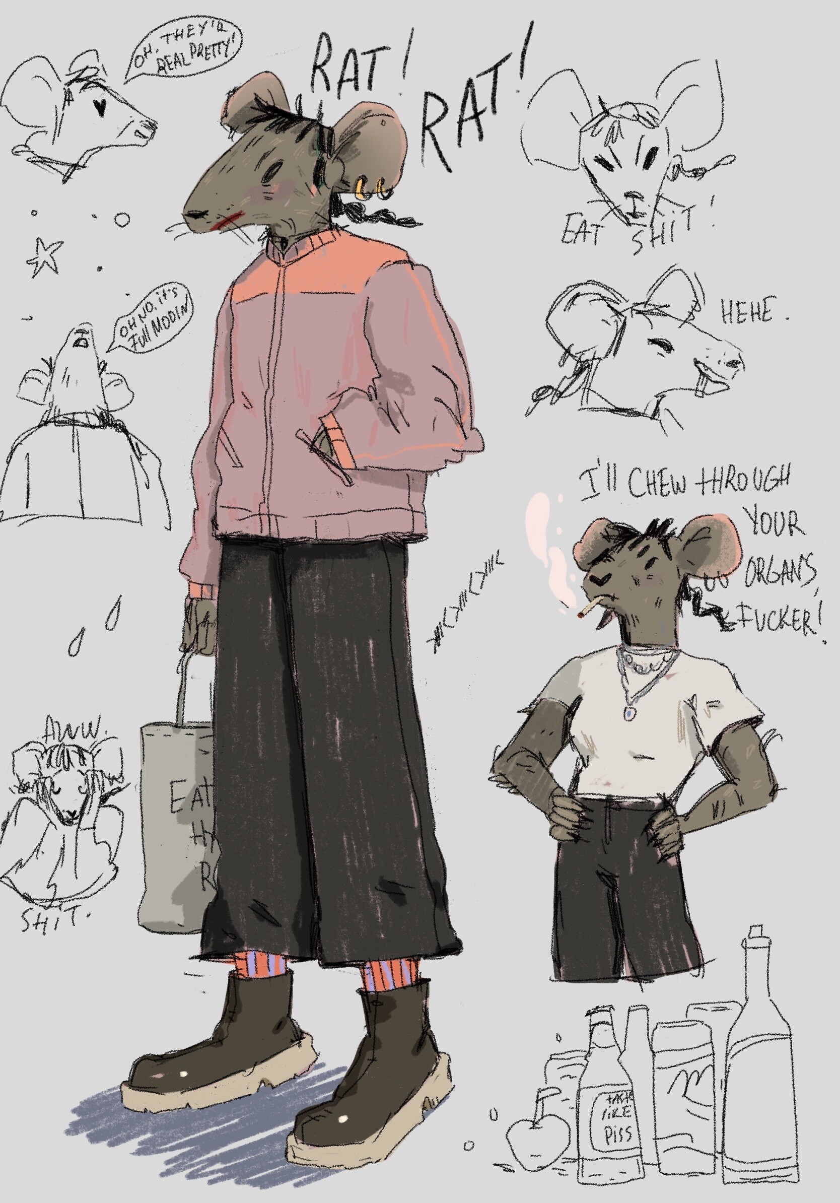 ArtStation - Rat character