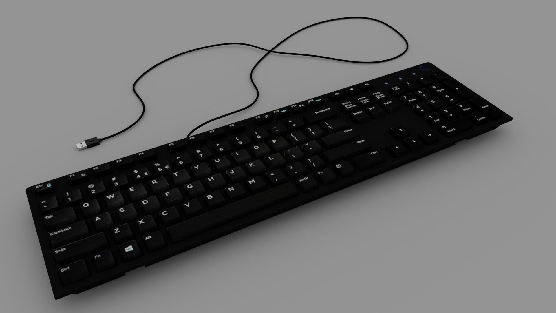 ArtStation - Keyboard 3d modeling