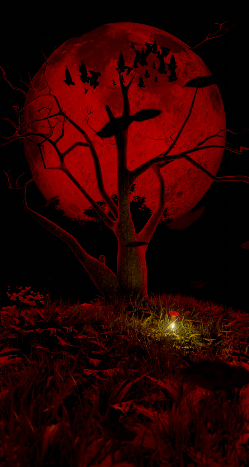 ArtStation - As the moon grows larger