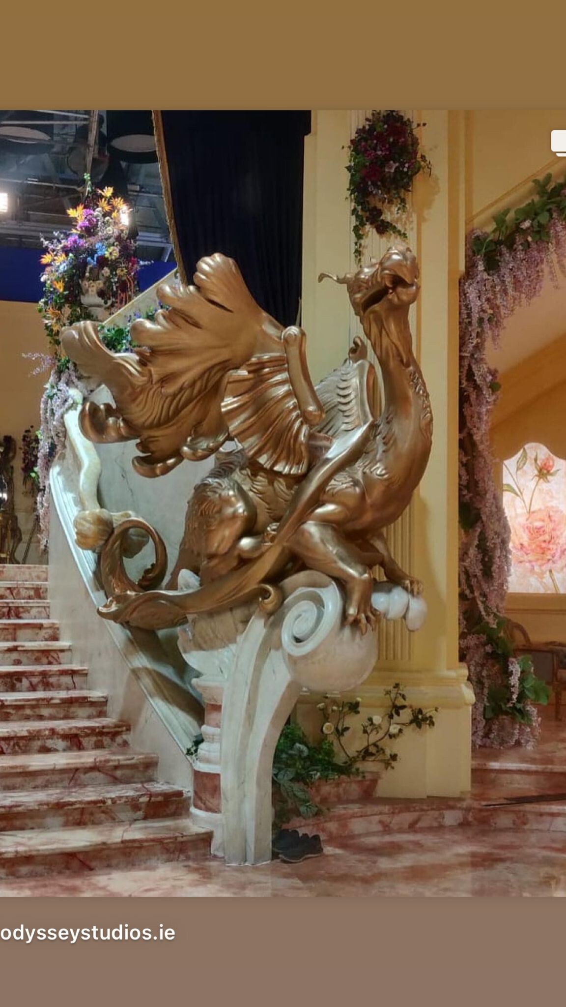 Seán Forsyth - Disenchanted - background set sculptures