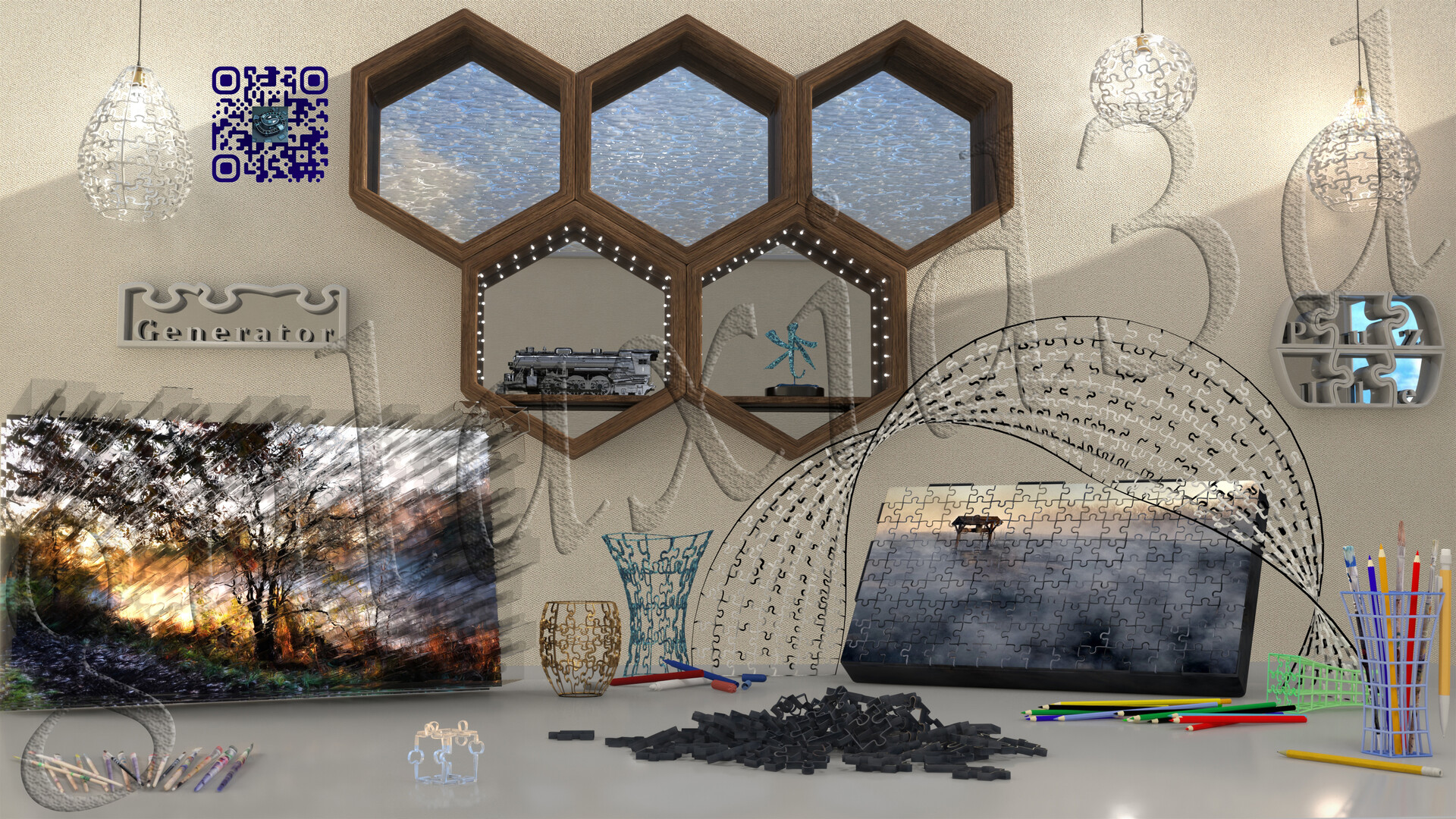 ArtStation - Puzzles Room