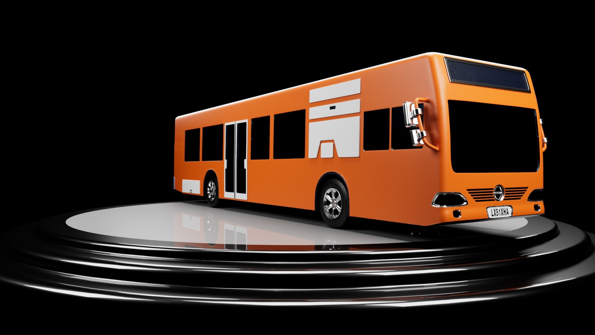 ArtStation - Bus 3d model