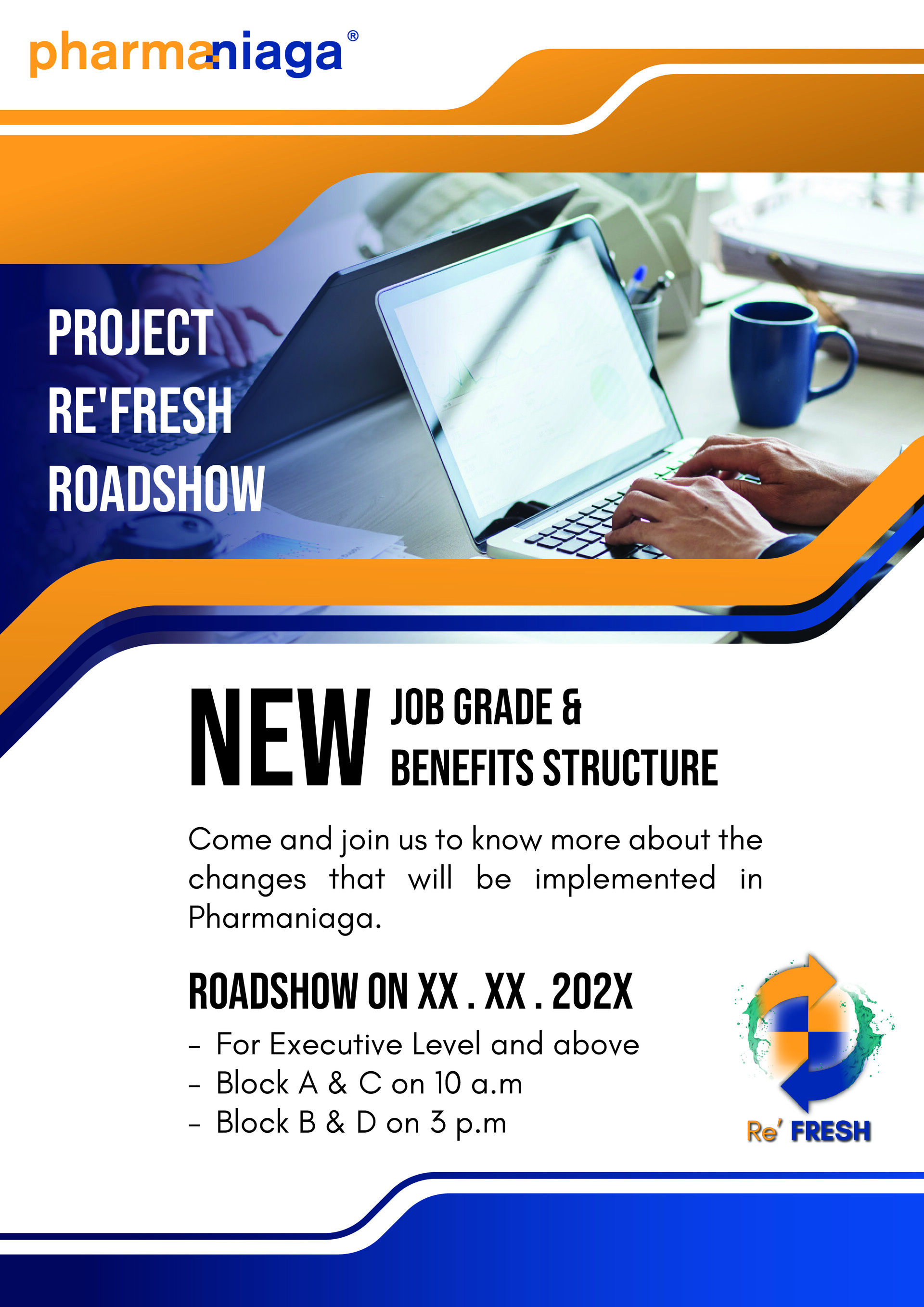 Aeliff Aeman - Re'FRESH Roadshow Poster | Graphic Design