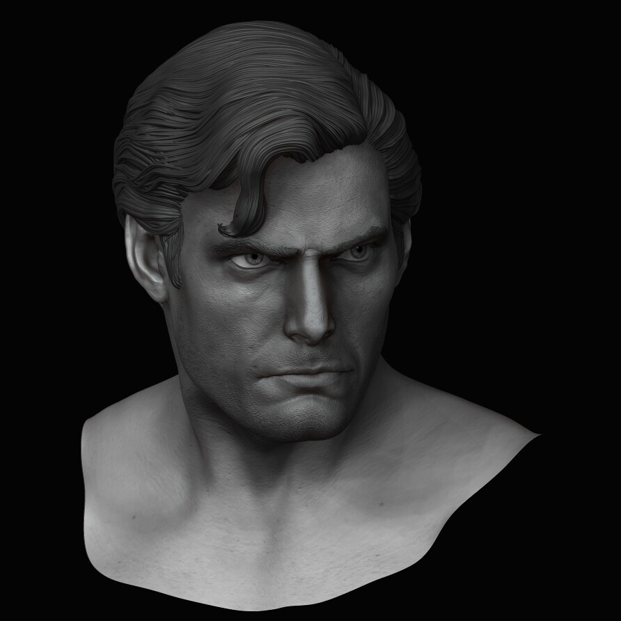 ArtStation - Christopher Reeve / Superman 3