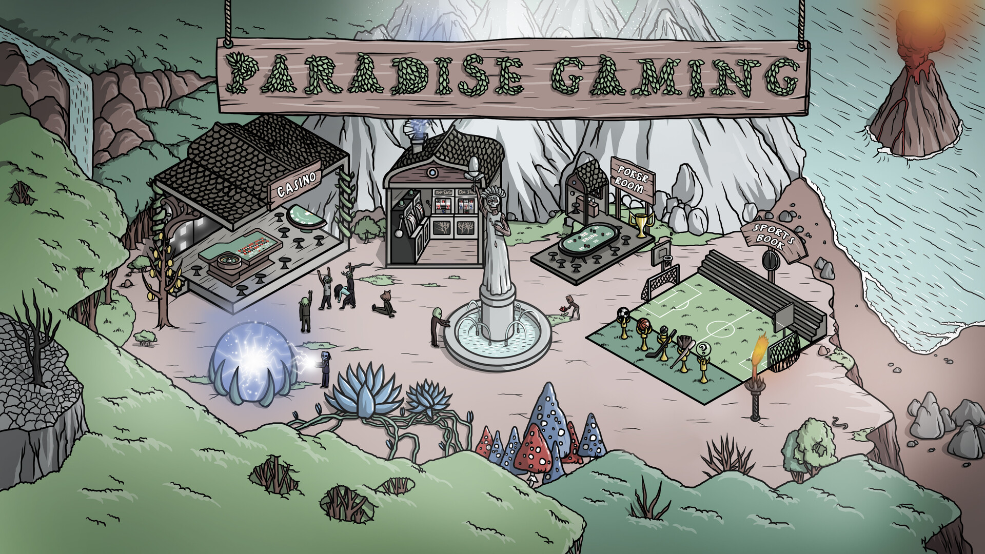 ArtStation - Oak Paradise Gaming