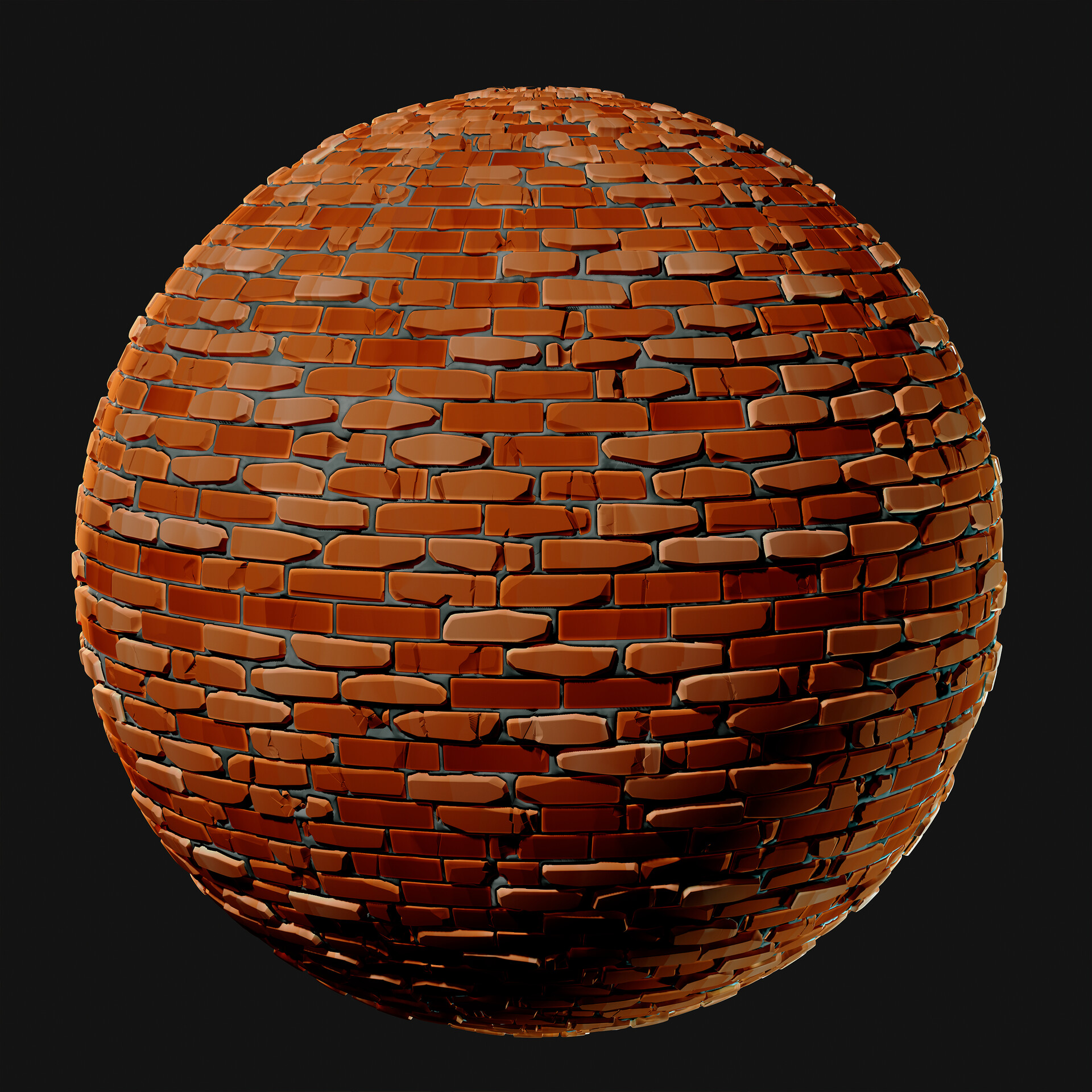 ArtStation - Stylized Brick Material