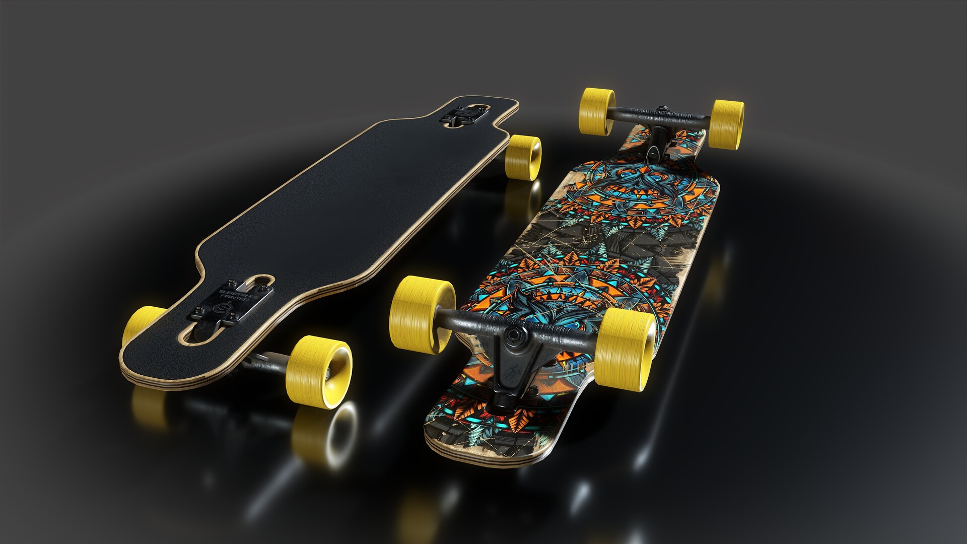 ArtStation - My Longboard